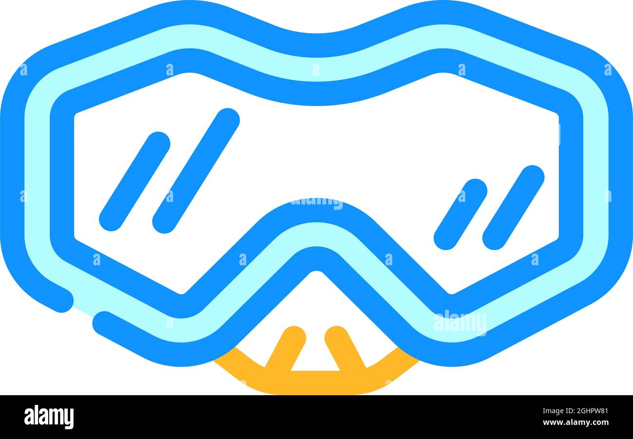 diving mask color icon vector illustration Stock Vector Image & Art - Alamy