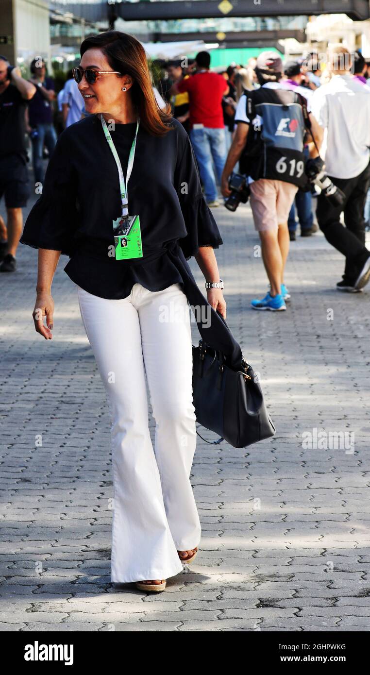 Ana Helena Massa (BRA), mother of Felipe Massa (BRA) Williams. 12.11. ...