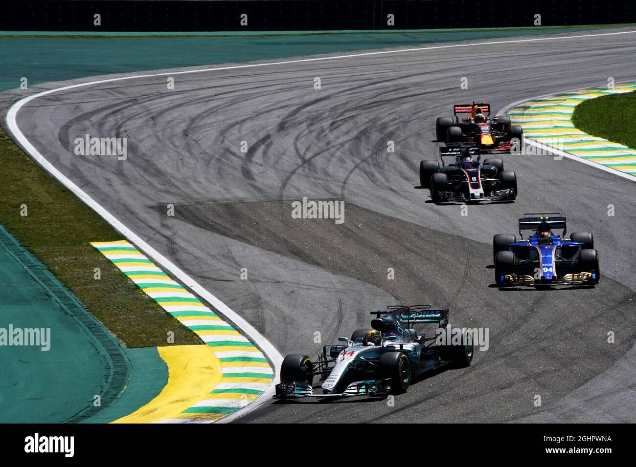 Lewis hamilton 2017 brazil hi-res stock photography and images - Alamy