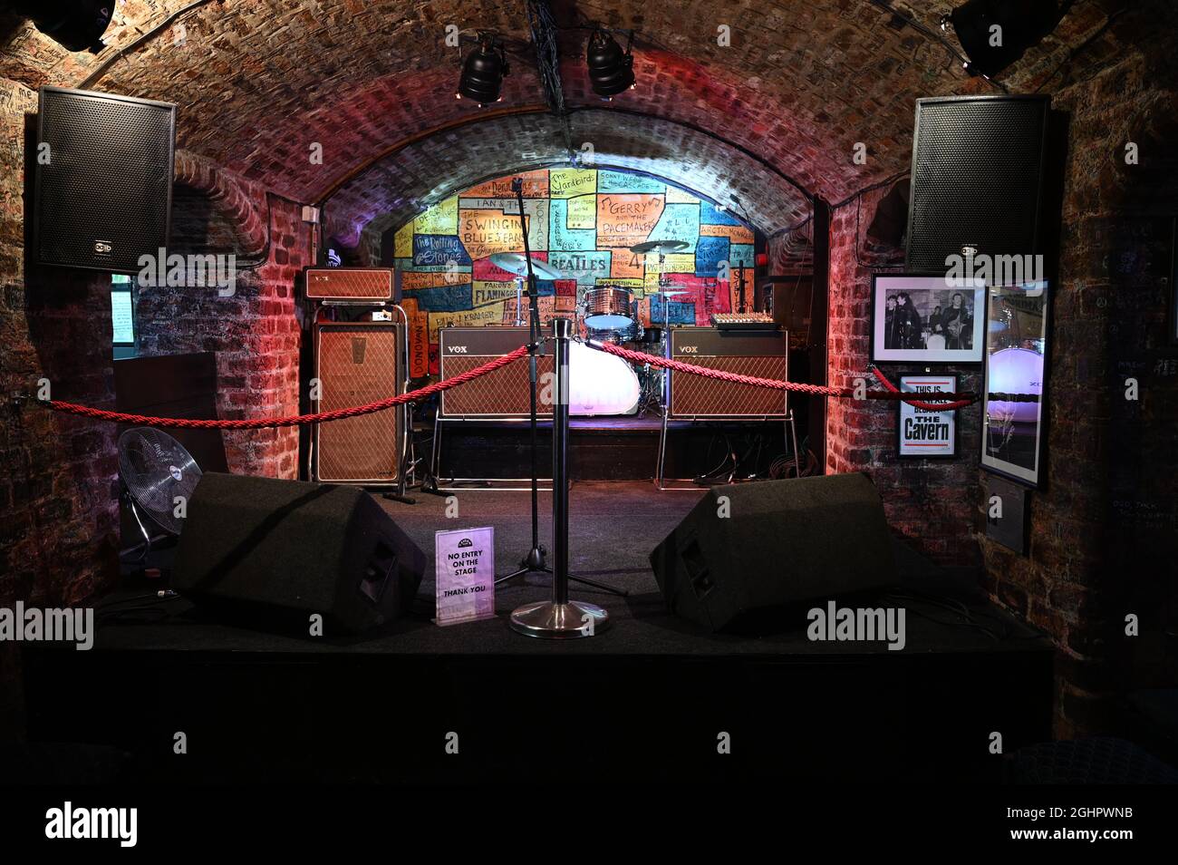 The Inside of The Cavern in Liverpool Stock Photo - Alamy