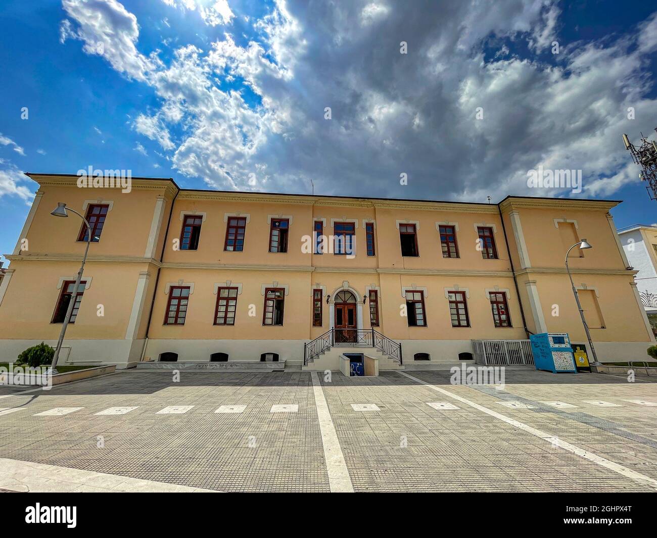 City Hall building of Veria city, in Central Macedonia, Greece Stock ...