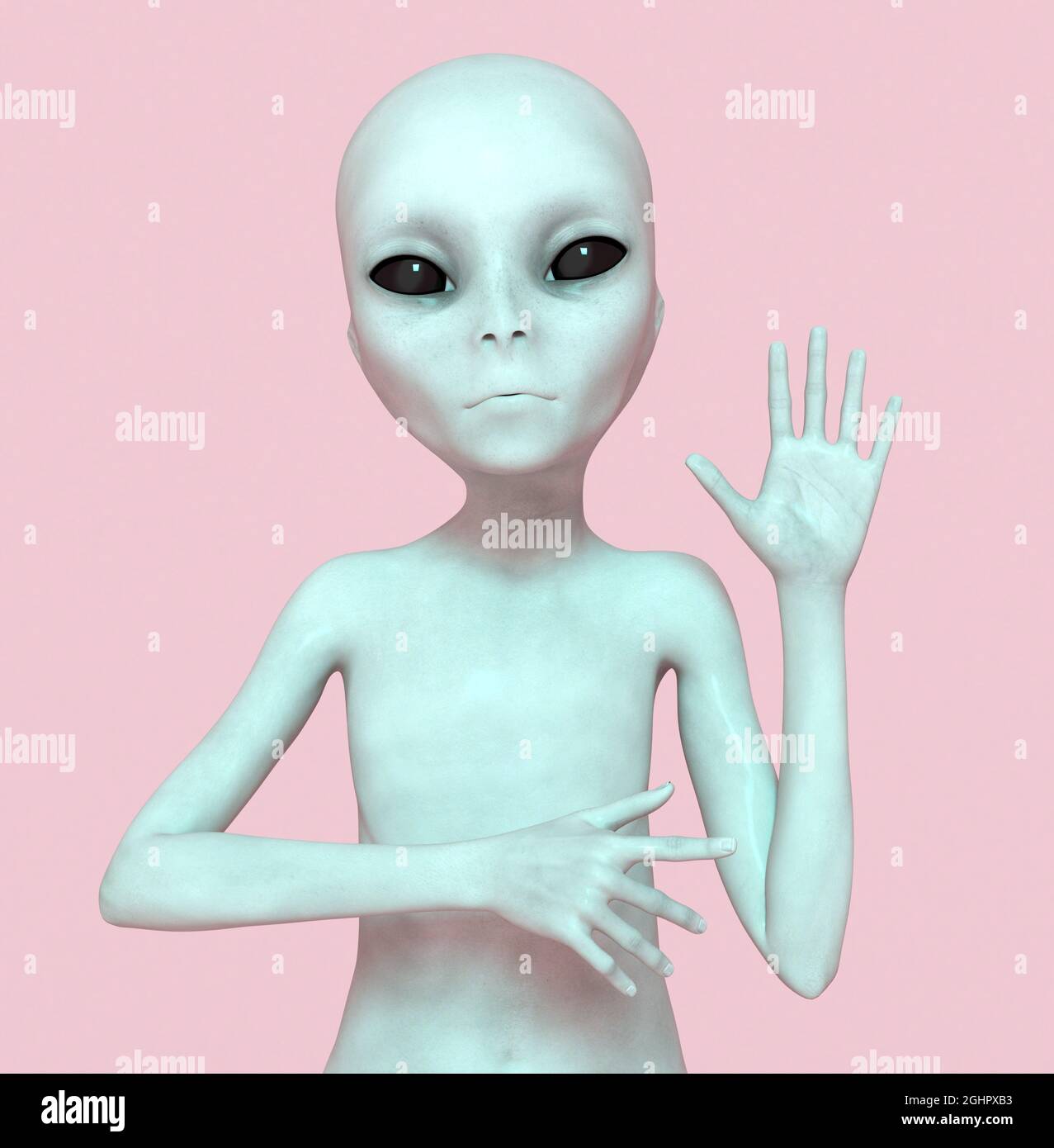Greeting extraterrestrial hi-res stock photography and images - Alamy