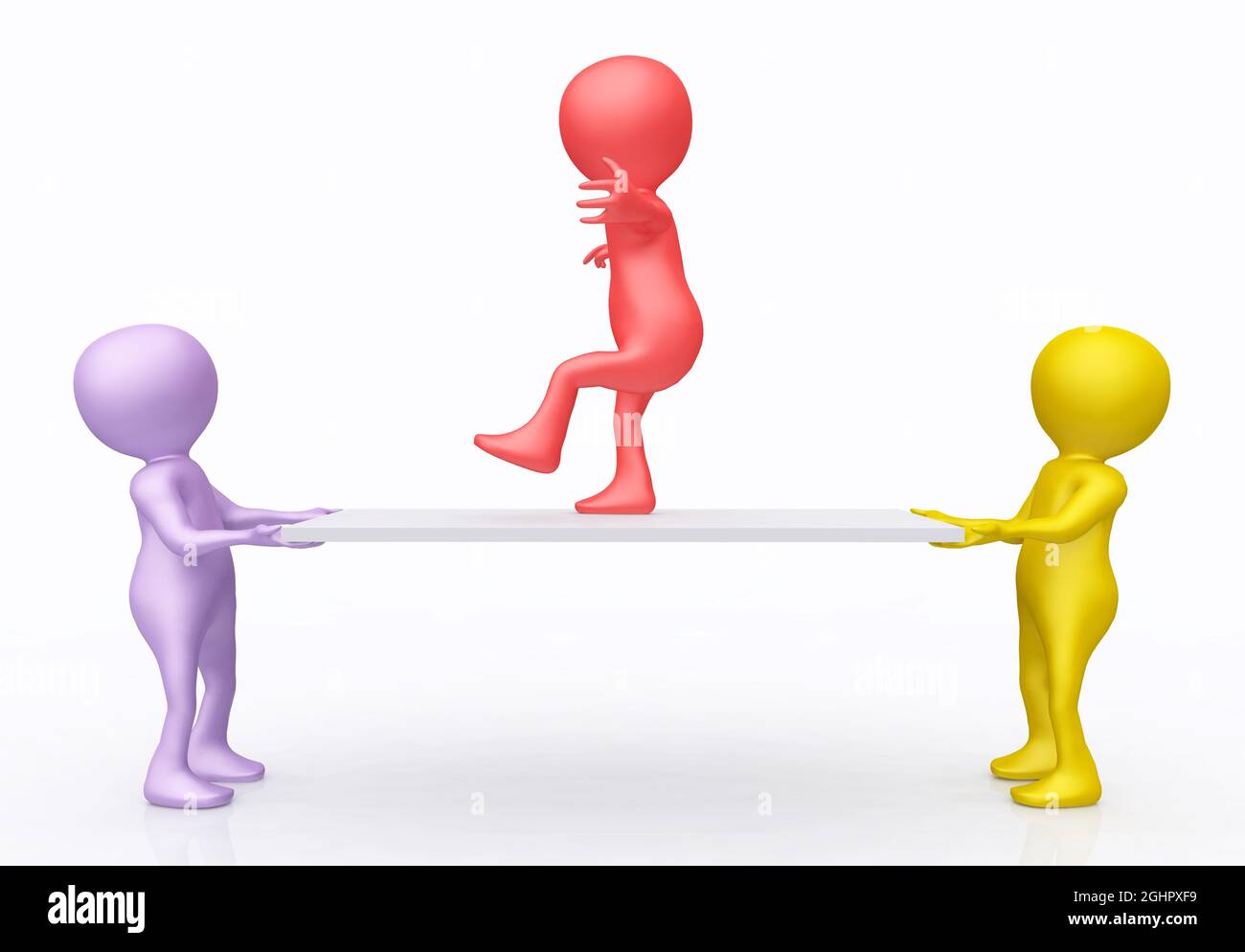 Balancing figures hi-res stock photography and images - Alamy