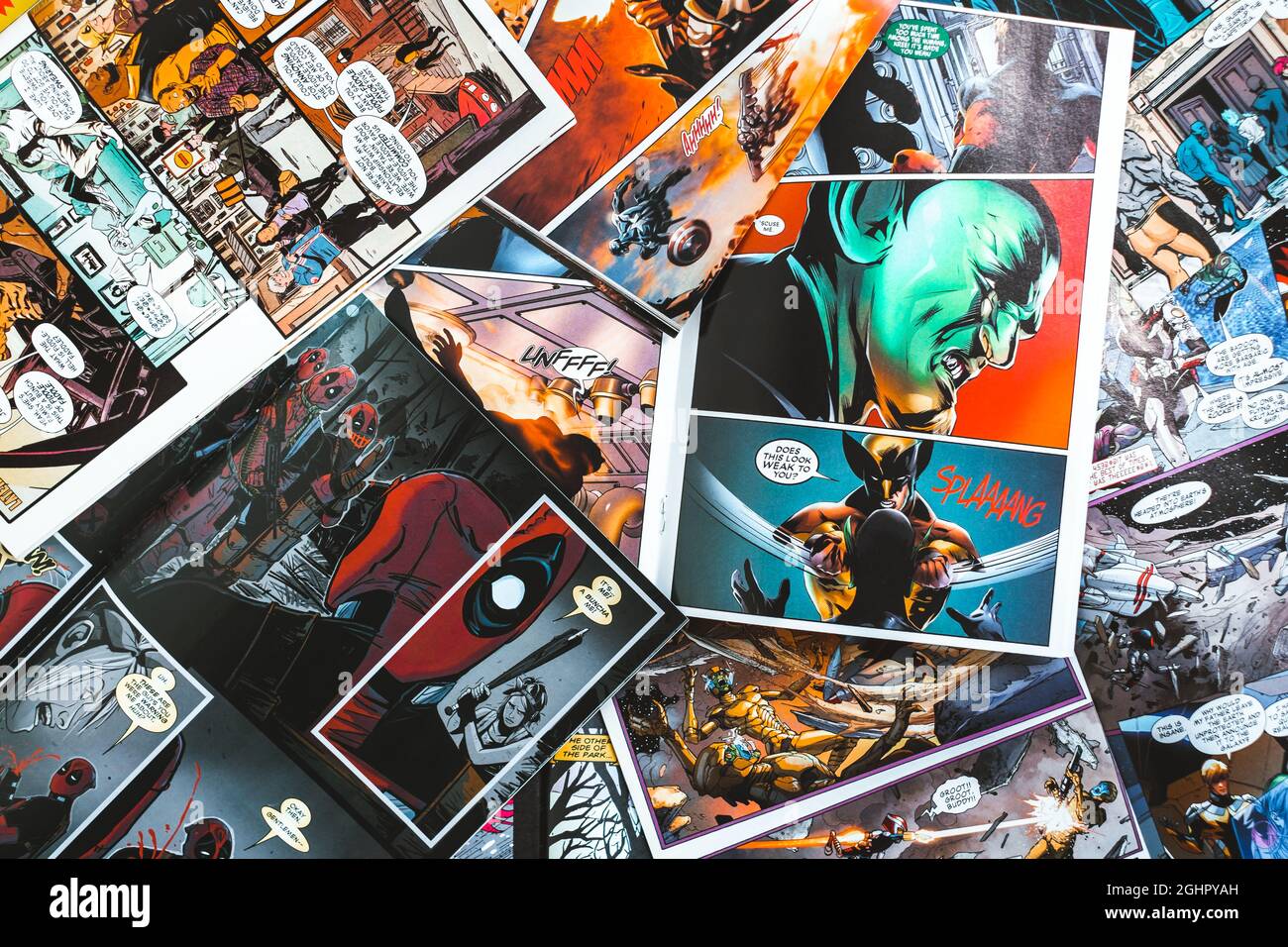 Comic Book Page Wallpaper
