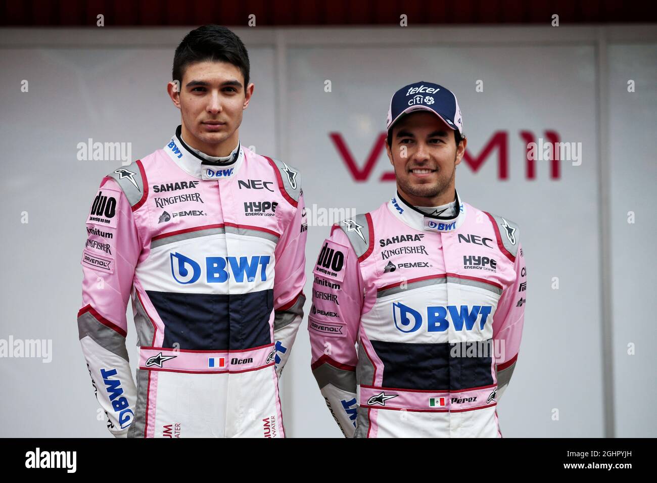 Esteban ocon sergio perez 2018 hi-res stock photography and images - Alamy
