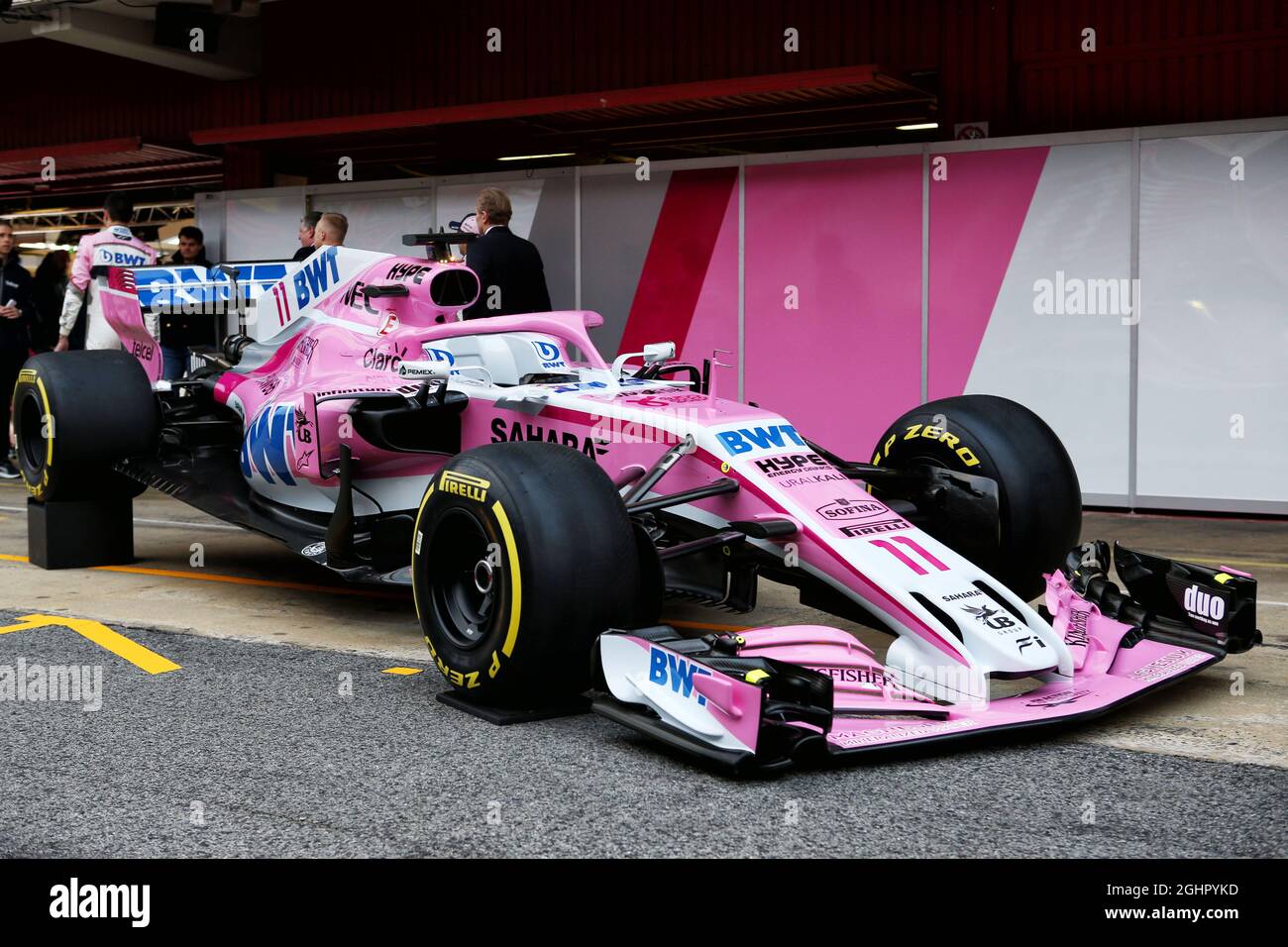 The Sahara Force India F1 VJM11 is revealed. 26.02.2018. Formula One ...