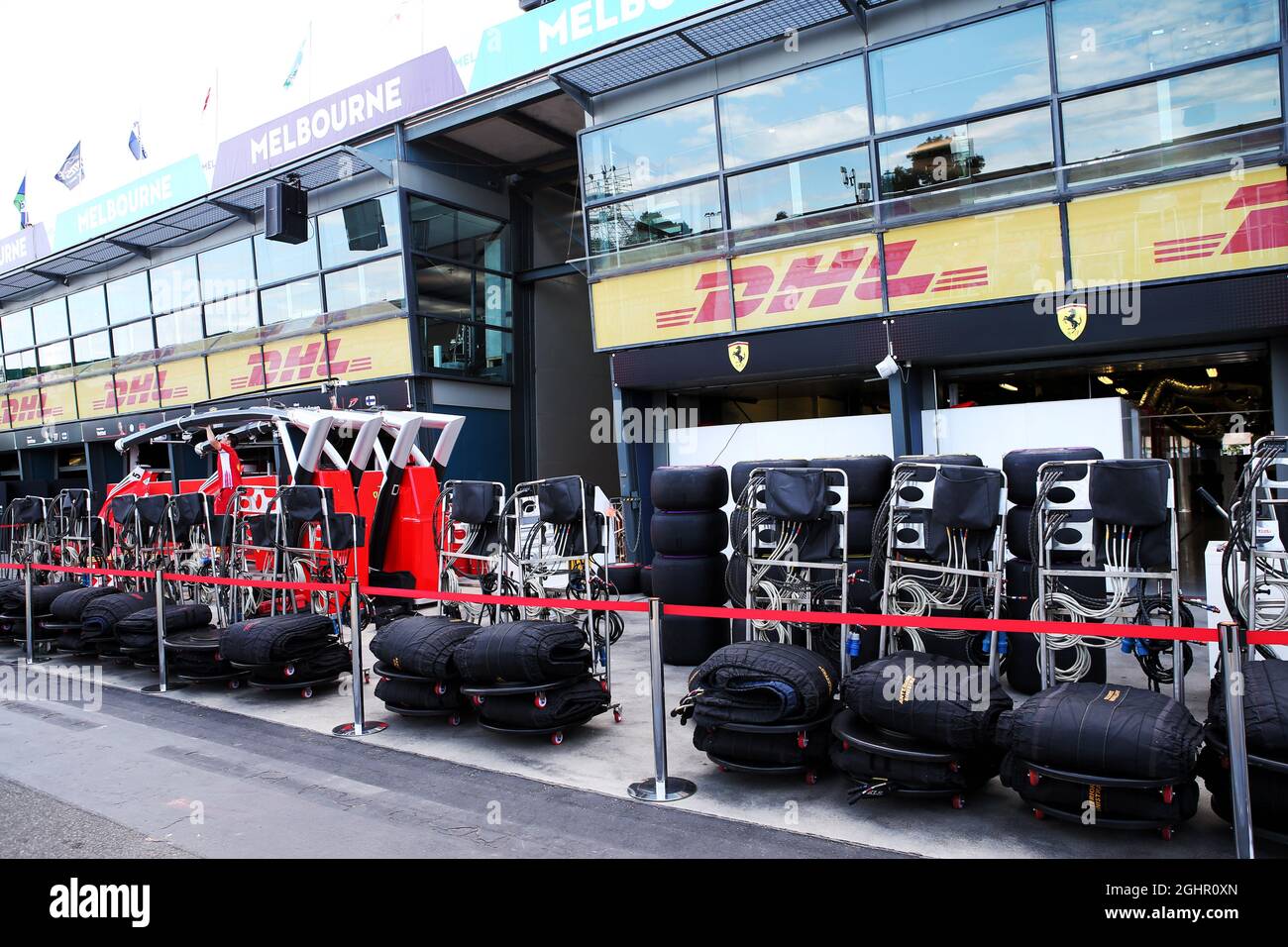 Ferrari pit garages hi-res stock photography and images - Alamy