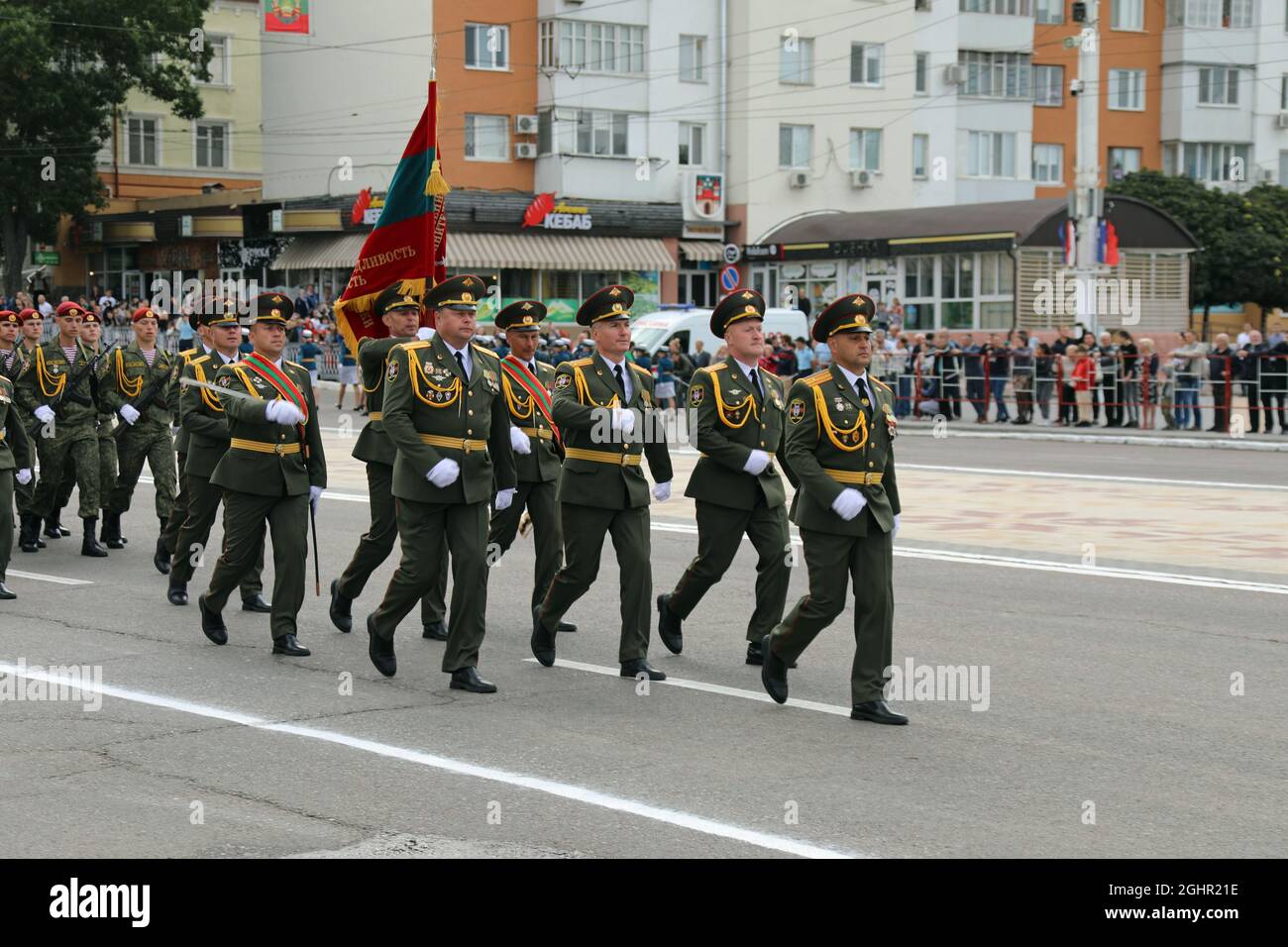 2021 Military Parade at Suvorov Square in Tiraspol for the 31st ...