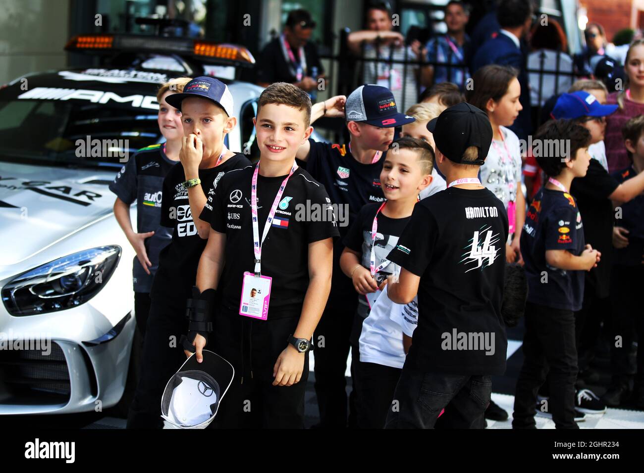Australian grand prix grid kids hi-res stock photography and images - Alamy