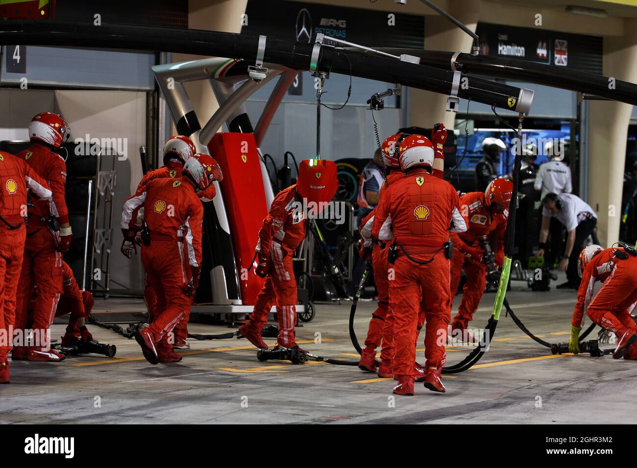 Ferrari makes a pit stop hi-res stock photography and images - Alamy