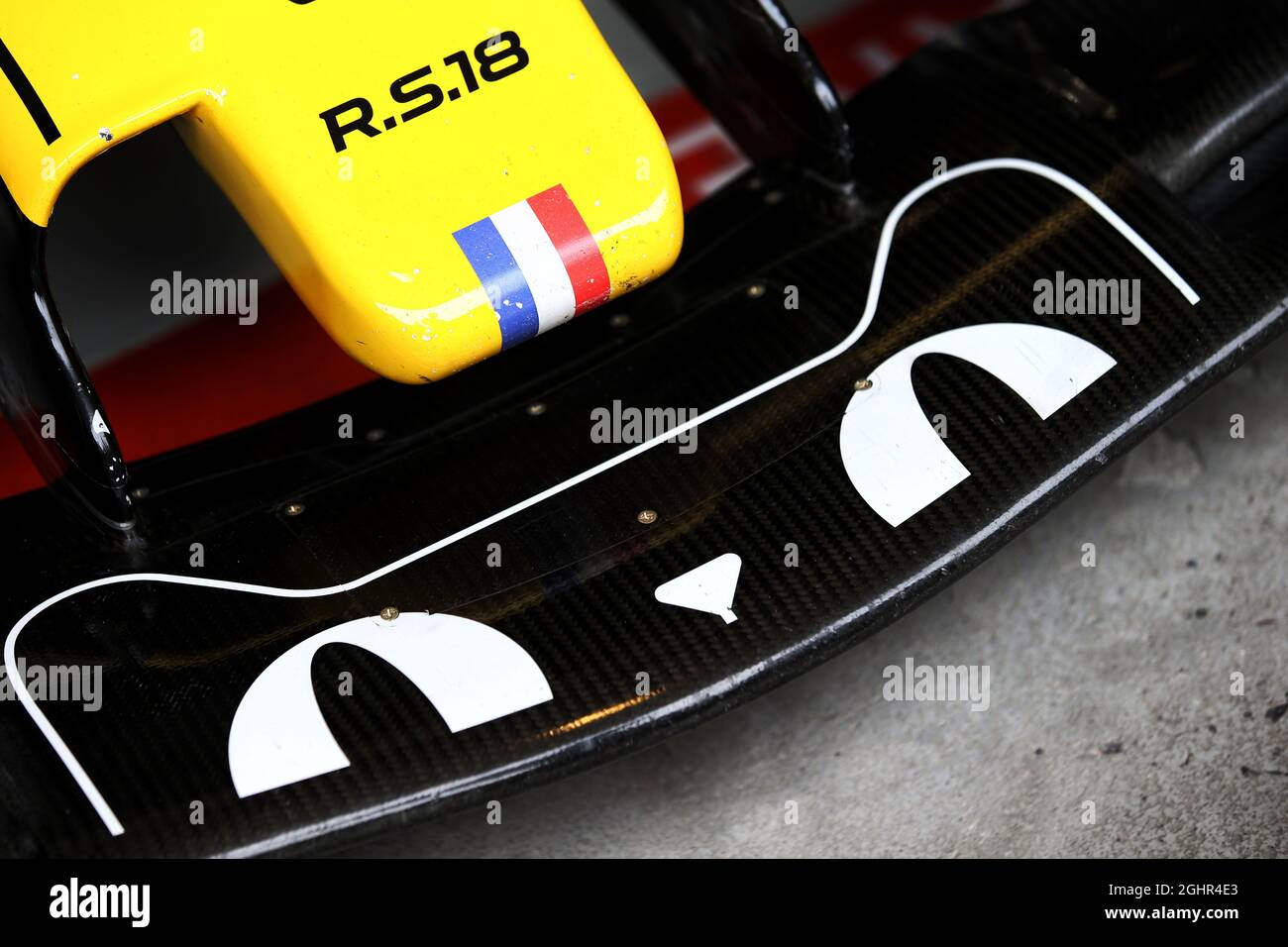 Renault sport f1 team rs18 front wing hi-res stock photography and ...