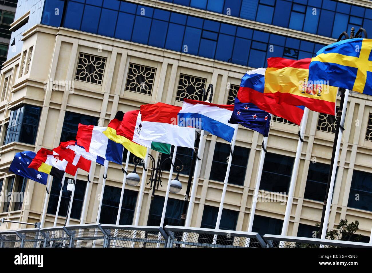 Flags of many nations. 29.04.2018. Formula 1 World Championship, Rd 4 ...