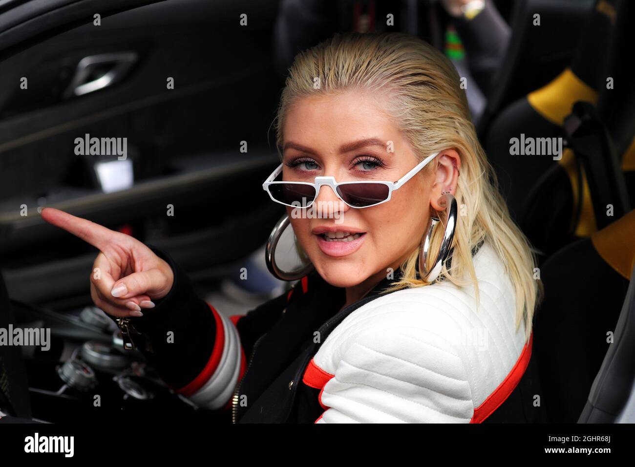 Christina Aguilera (USA) Singer. 29.04.2018. Formula 1 World ...