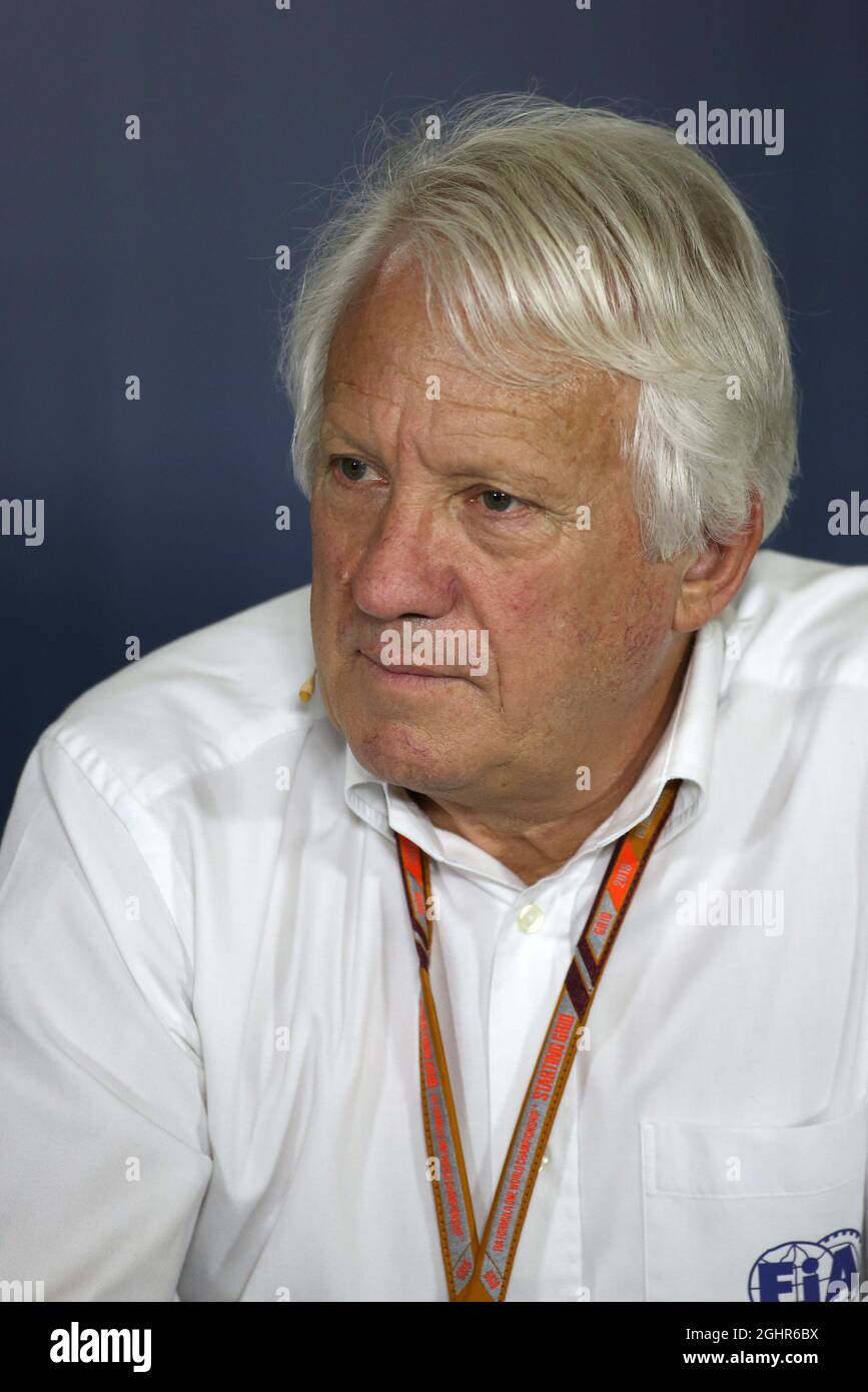 Fia delegate in fia press conference hi-res stock photography and ...