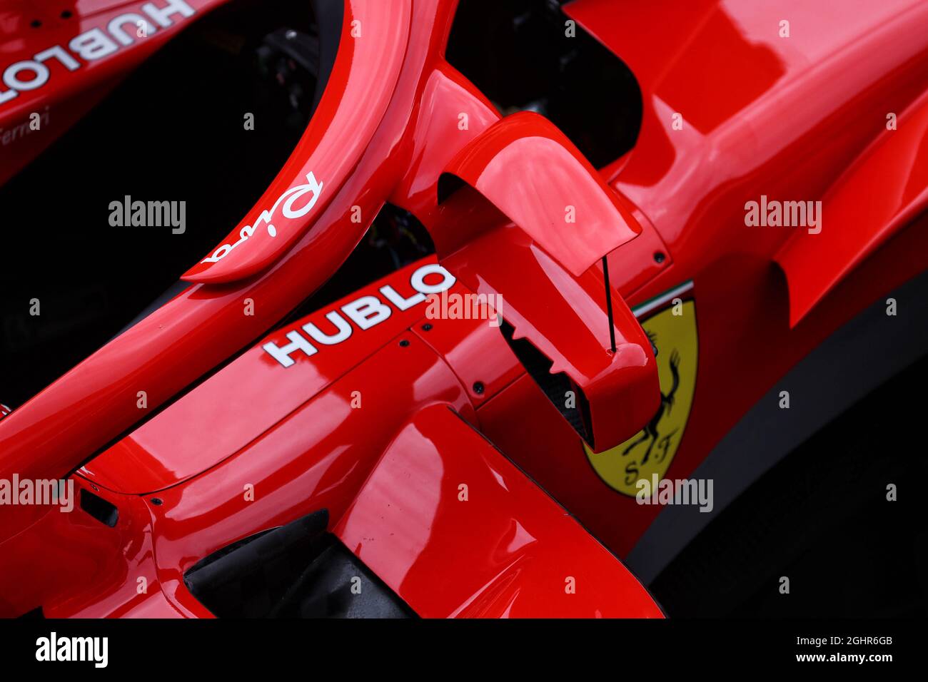 Ferrari sf71h halo cockpit cover hi-res stock photography and images ...
