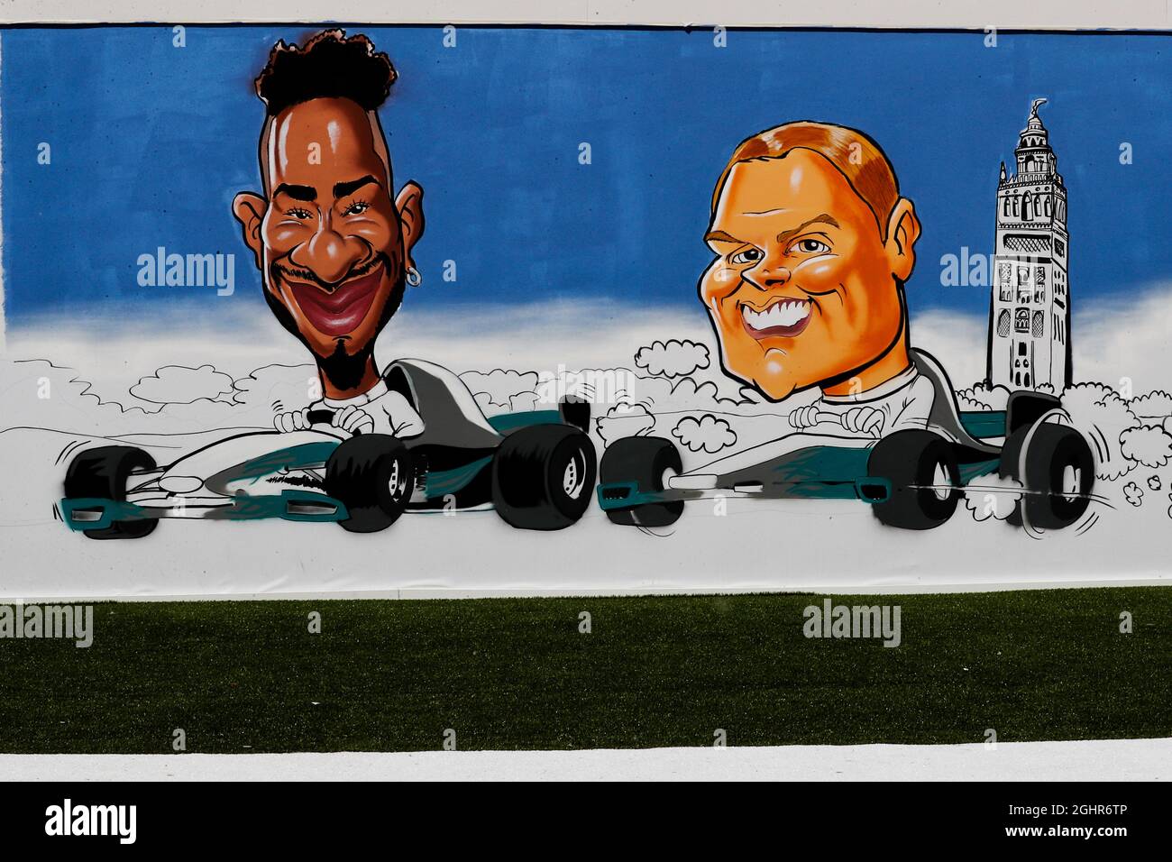 Mercedes amg f1 caricatures hi-res stock photography and images - Alamy