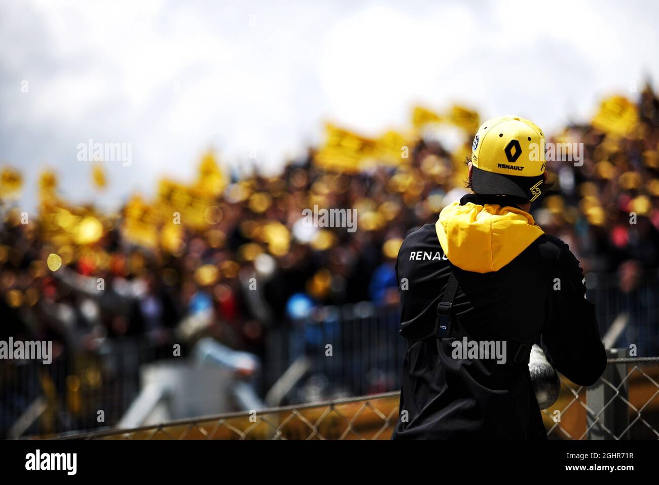 Renault sport f1 team fans in grandstand hi-res stock photography and ...