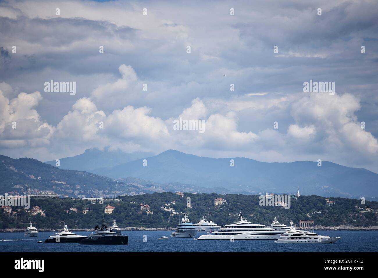 Boats in the scenic Monaco Harbour. 23.05.2018. Formula 1 World ...