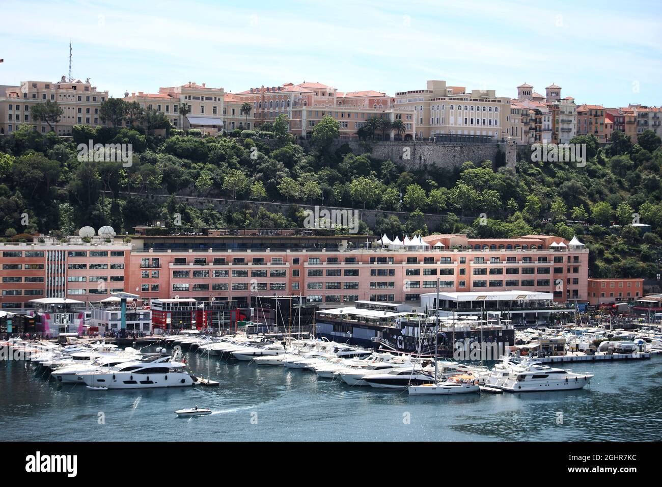 Boats in the scenic Monaco Harbour. 23.05.2018. Formula 1 World ...