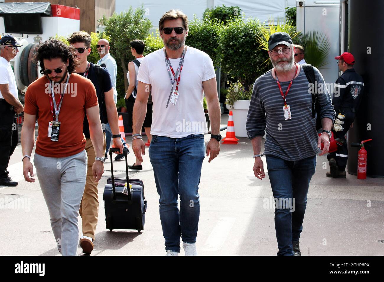 Kit Harington (GBR) Actor (Left) and Liam Cunningham (IRE) Actor (Right ...