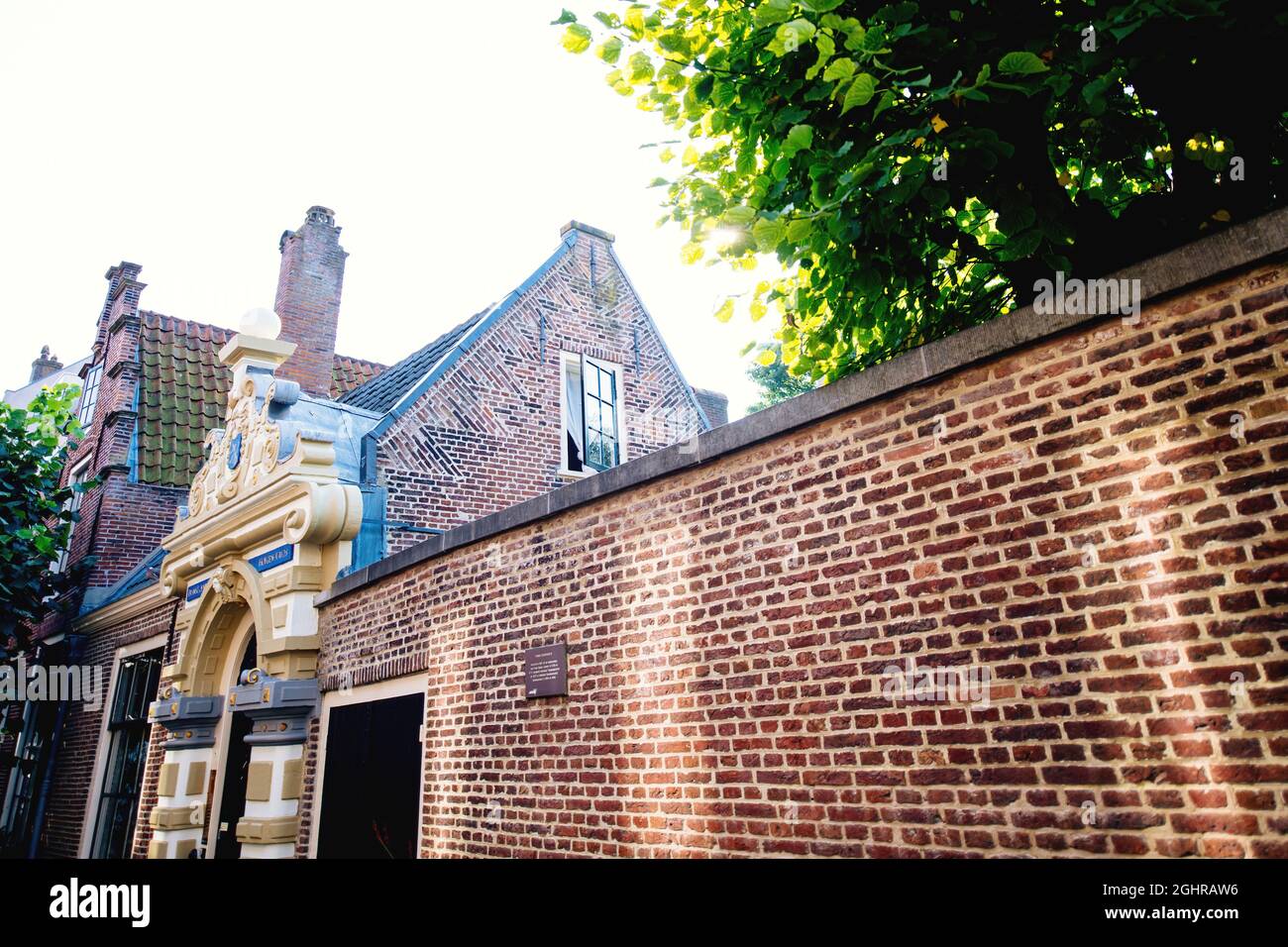 Beautiful dutch architecture in the heart of Haarlem Stock Photo - Alamy