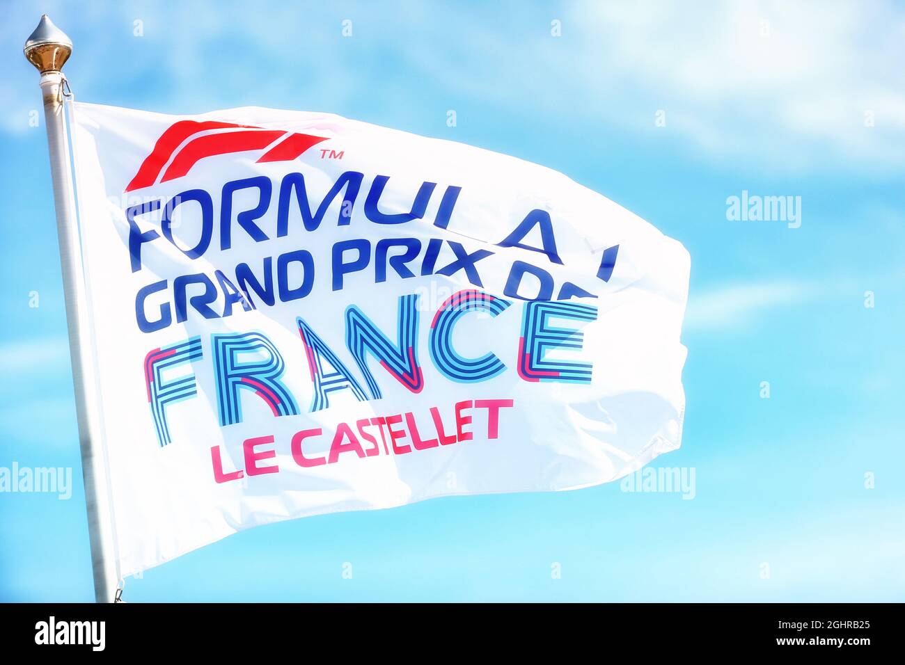 French Grand Prix flag. 22.06.2018. Formula 1 World Championship, Rd 8 ...