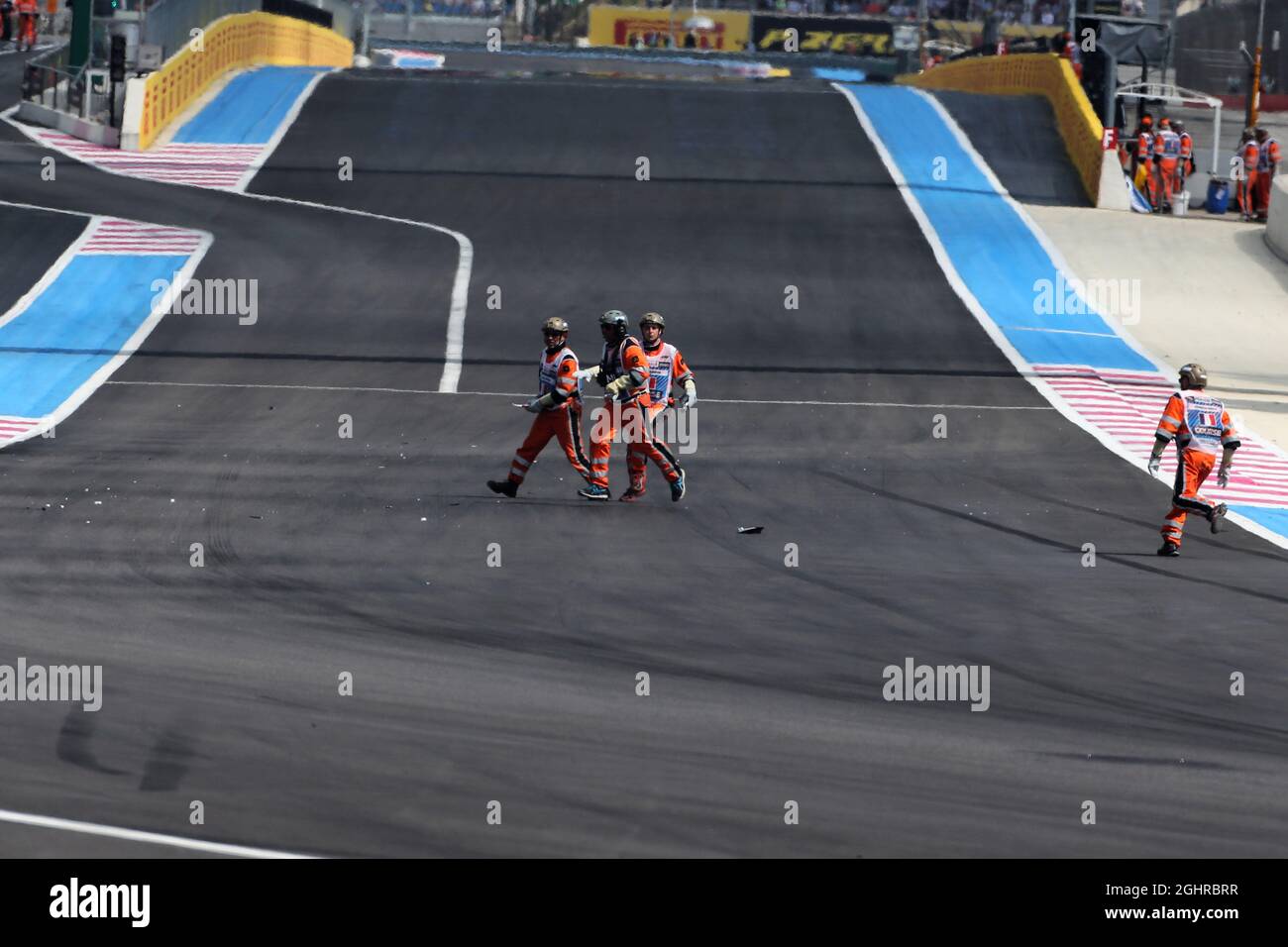 Marshals clear debris from circuit hi-res stock photography and images ...