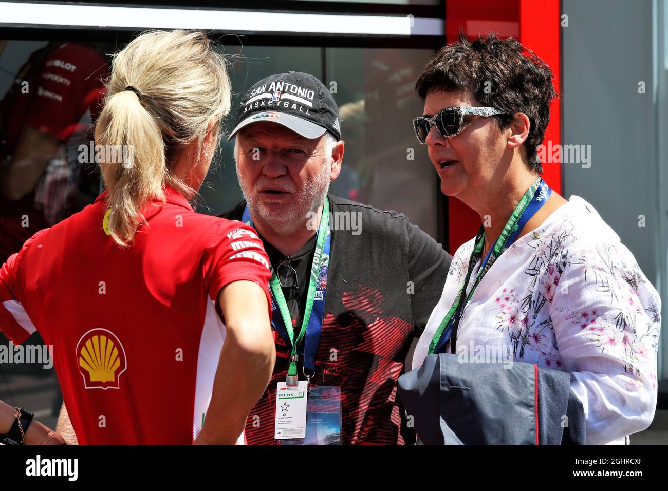 Norbert Vettel (GER) and Heike Vettel, father and mother of Sebastian ...