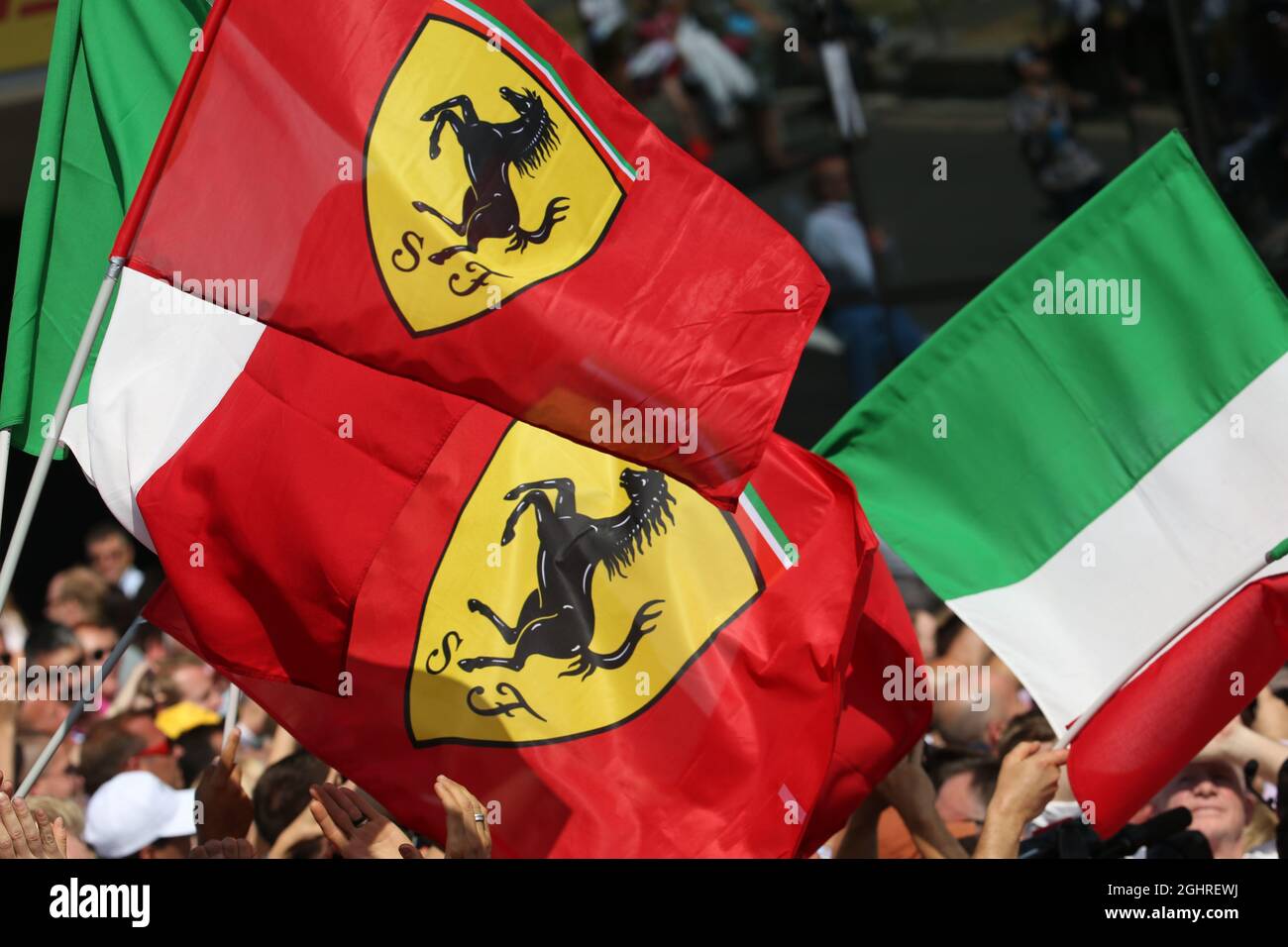 Ferrari flags hi-res stock photography and images - Alamy