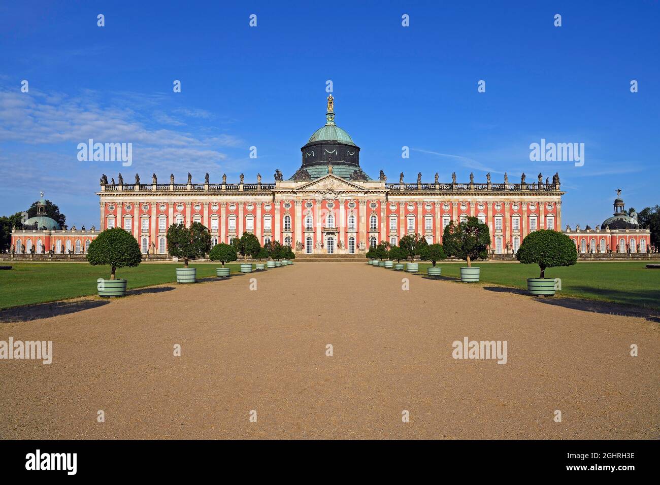New Palace, Sanssouci Palace Park, Potsdam, Brandenburg, Germany Stock ...