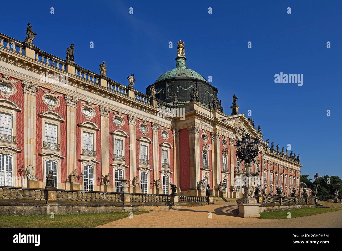 New Palace, Sanssouci Palace Park, Potsdam, Brandenburg, Germany Stock ...
