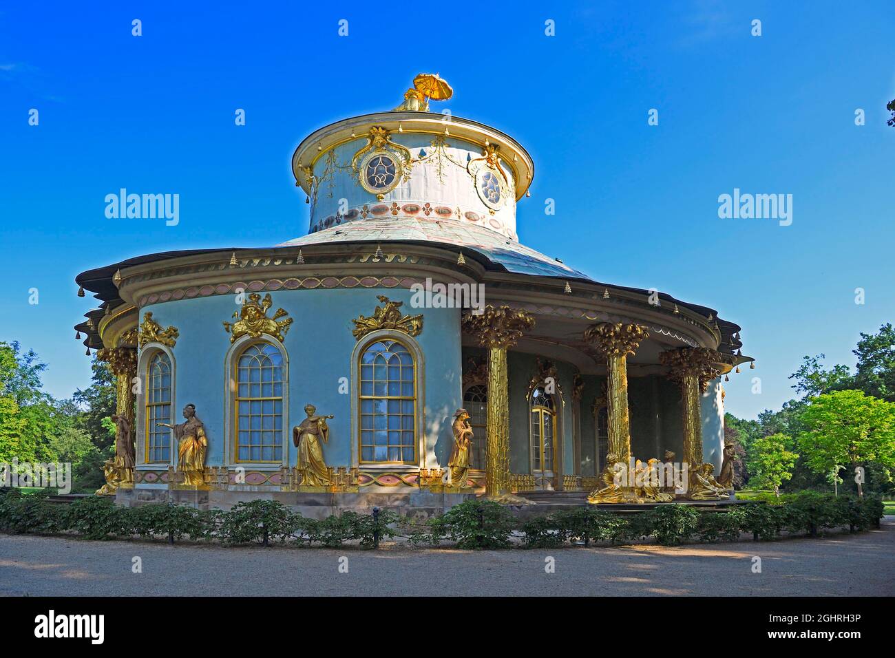 Chinese Tea House, Sanssouci Palace Park, Potsdam, Brandenburg, Germany ...