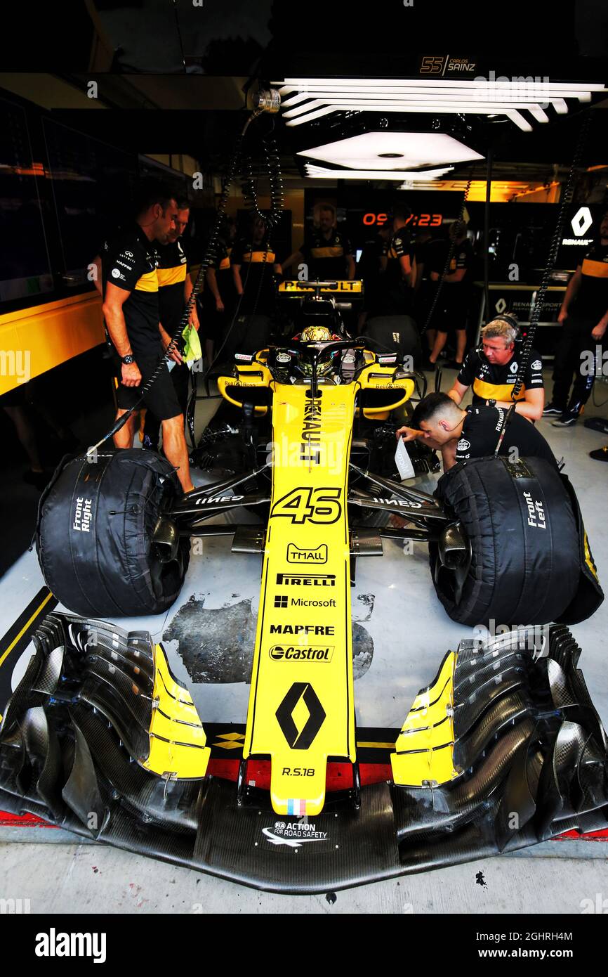 Renault sport f1 rs18 test development driver hi-res stock photography ...
