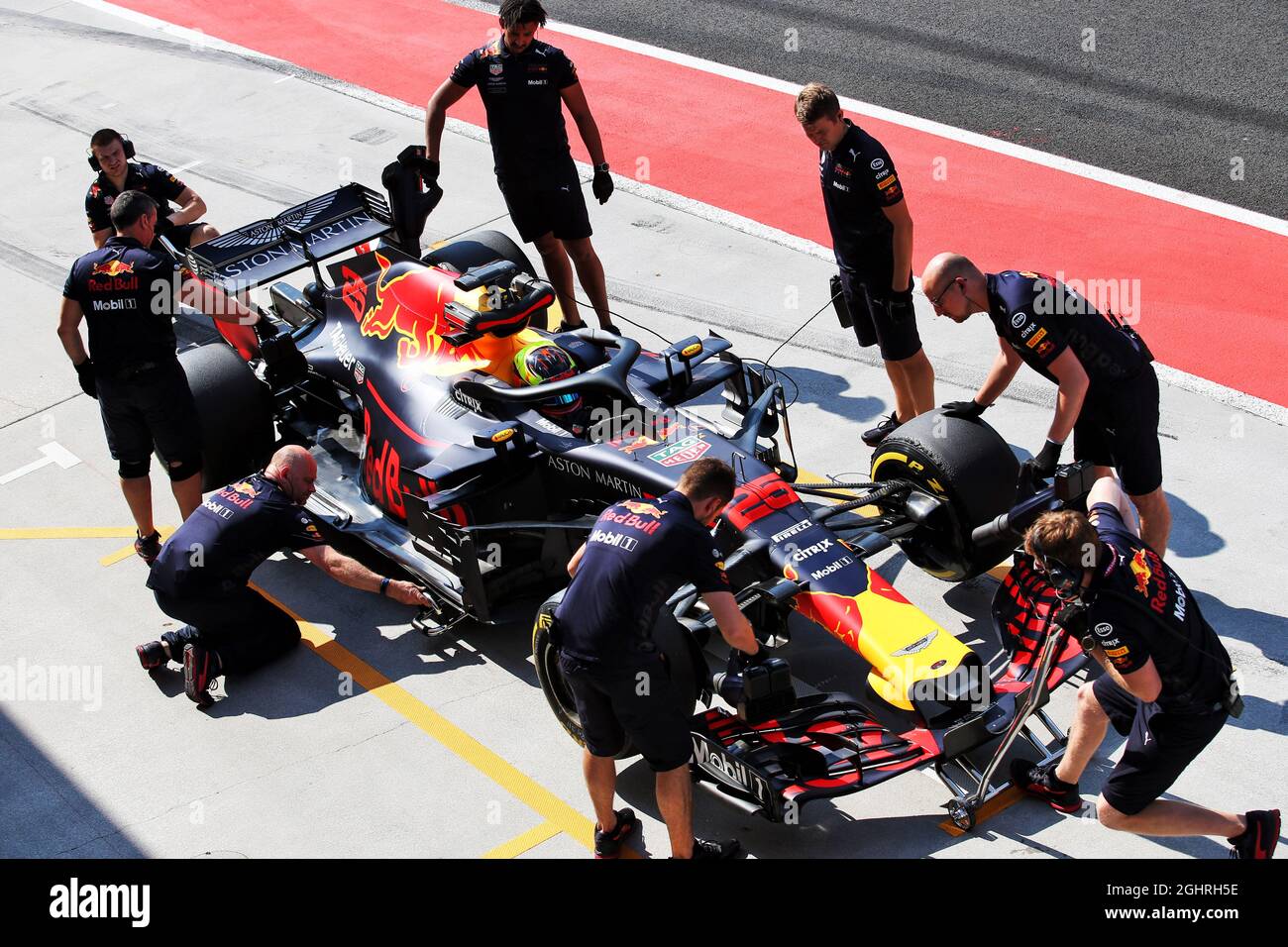 Red bull racing rb14 test driver hi-res stock photography and images ...