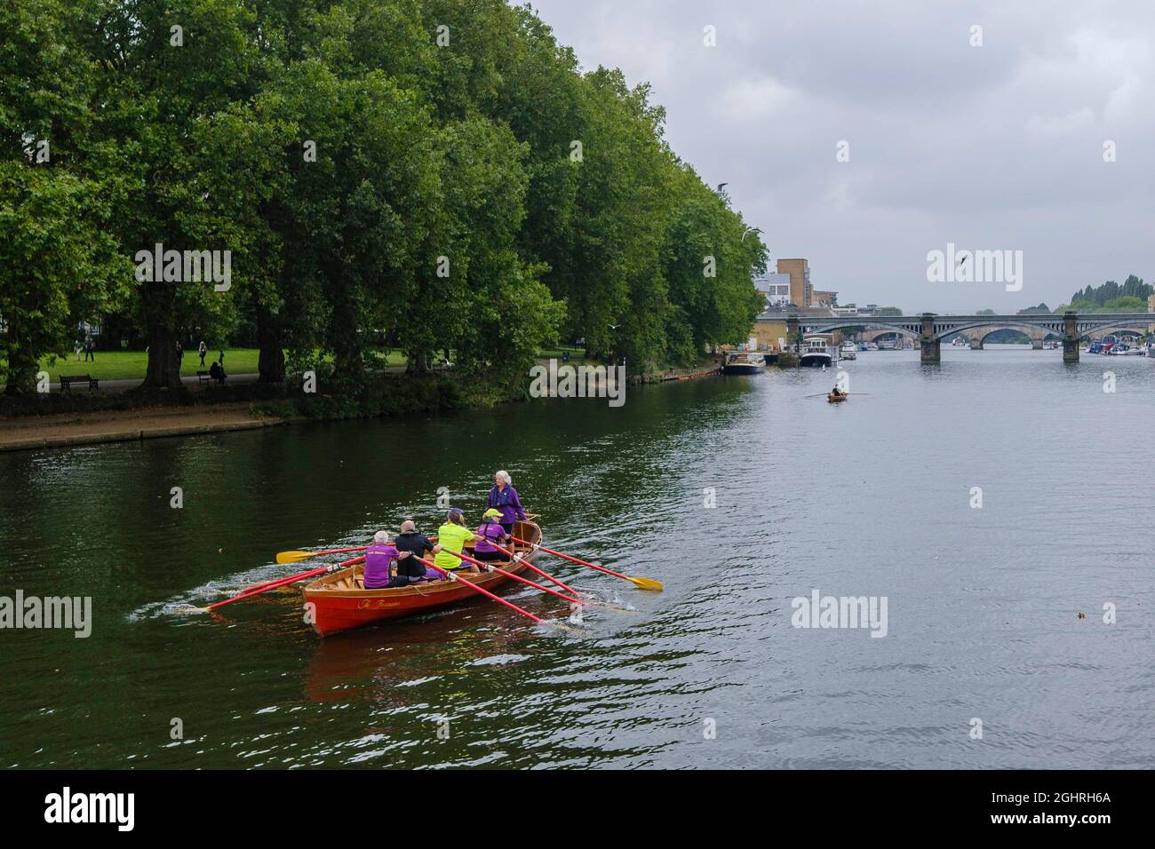Rowing on the Thames Stock Photo - Alamy
