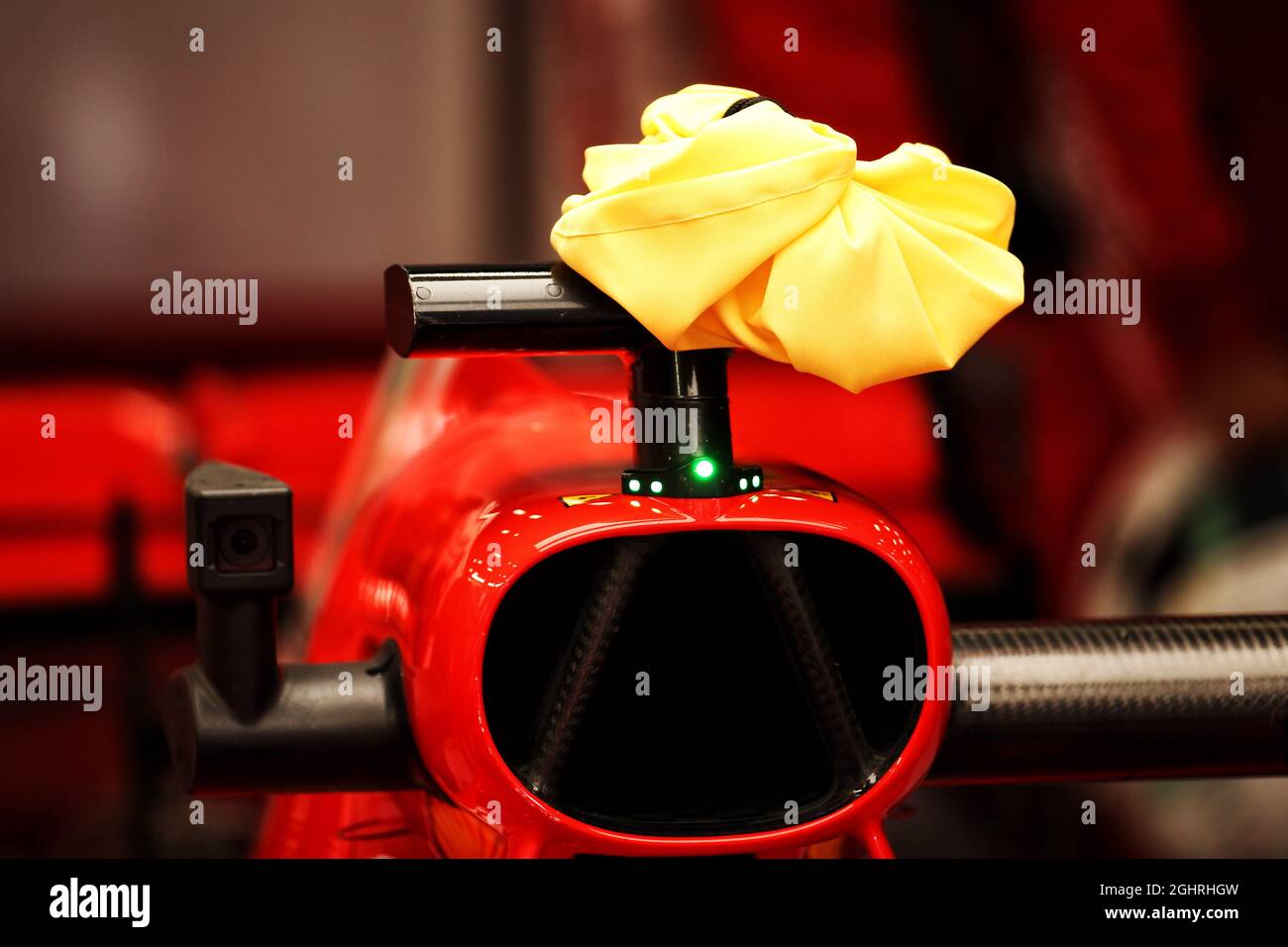 Ferrari SF71H cockpit camera kept cool. 24.08.2018. Formula 1 World ...