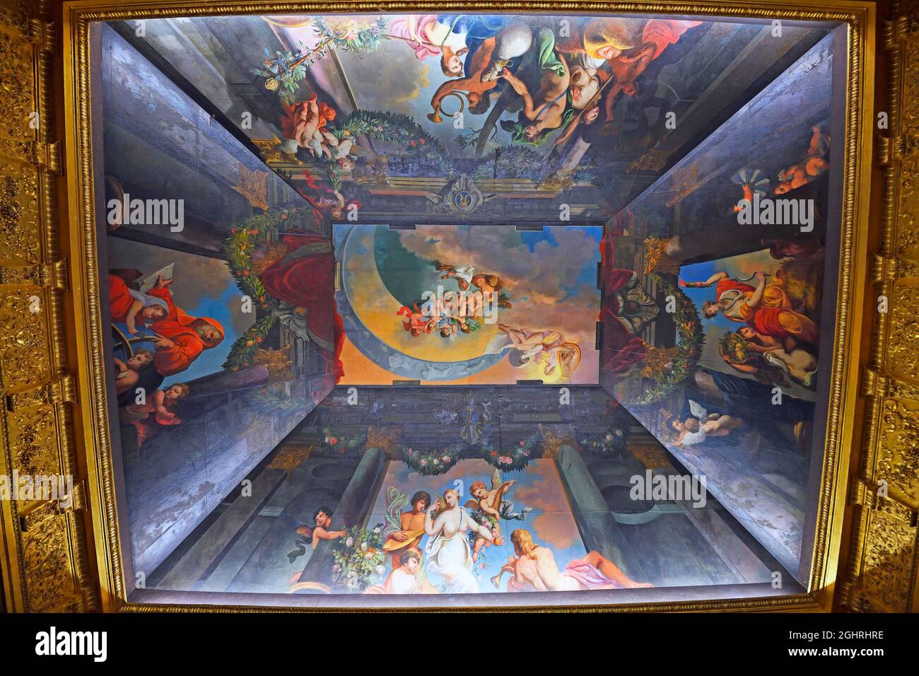 Original ceiling painting in the audience chamber of Frederick Willhelm ...