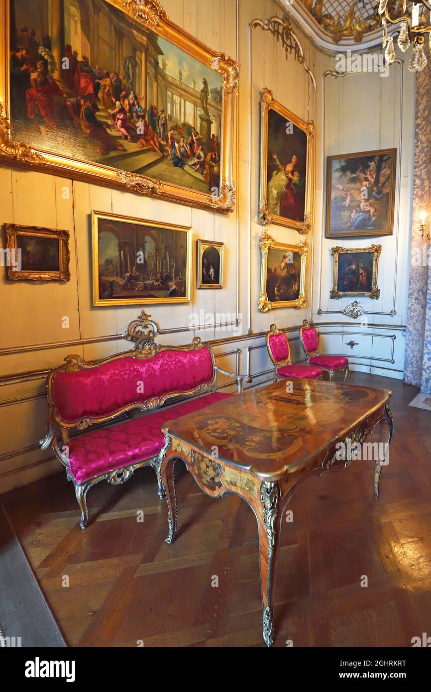 Audience Room, New Palace, Sanssouci Palace, Potsdam, Brandenburg ...