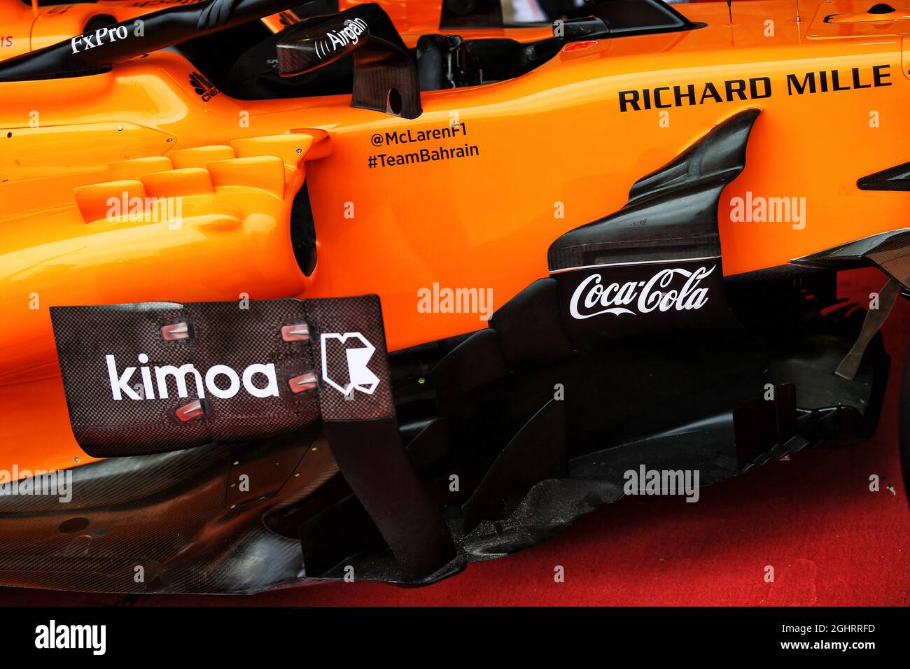 Coca Cola branding on the McLaren MCL33. 18.10.2018. Formula 1 World ...