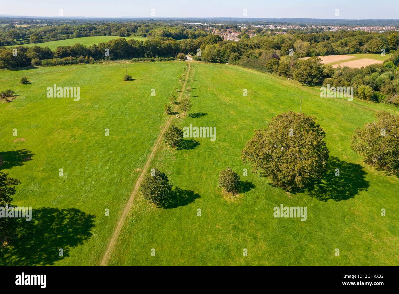 Uk farm fields aerial hi-res stock photography and images - Alamy