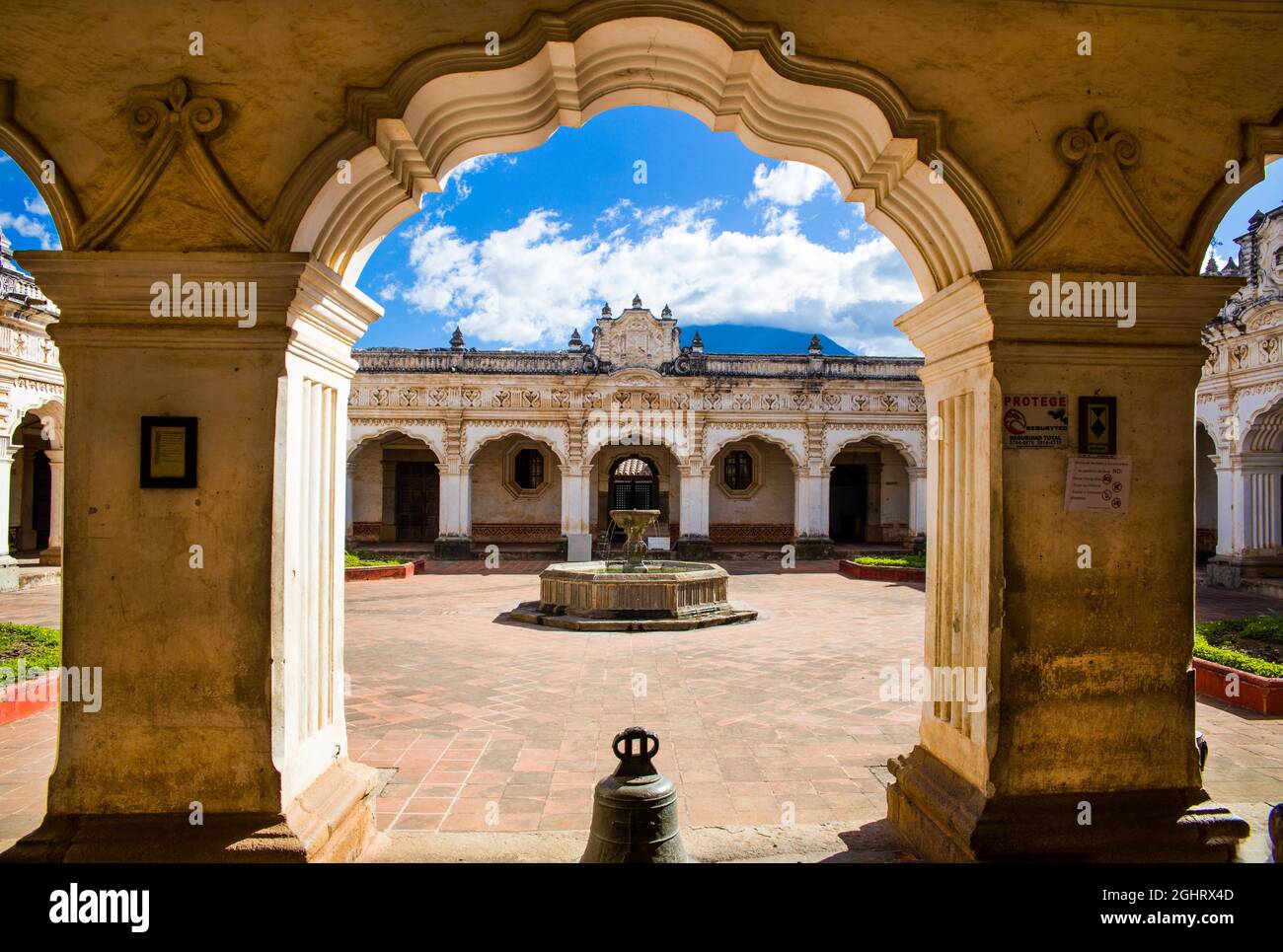 Old University of San Carlos, Antigua, Antigua, Guatemala Stock Photo ...