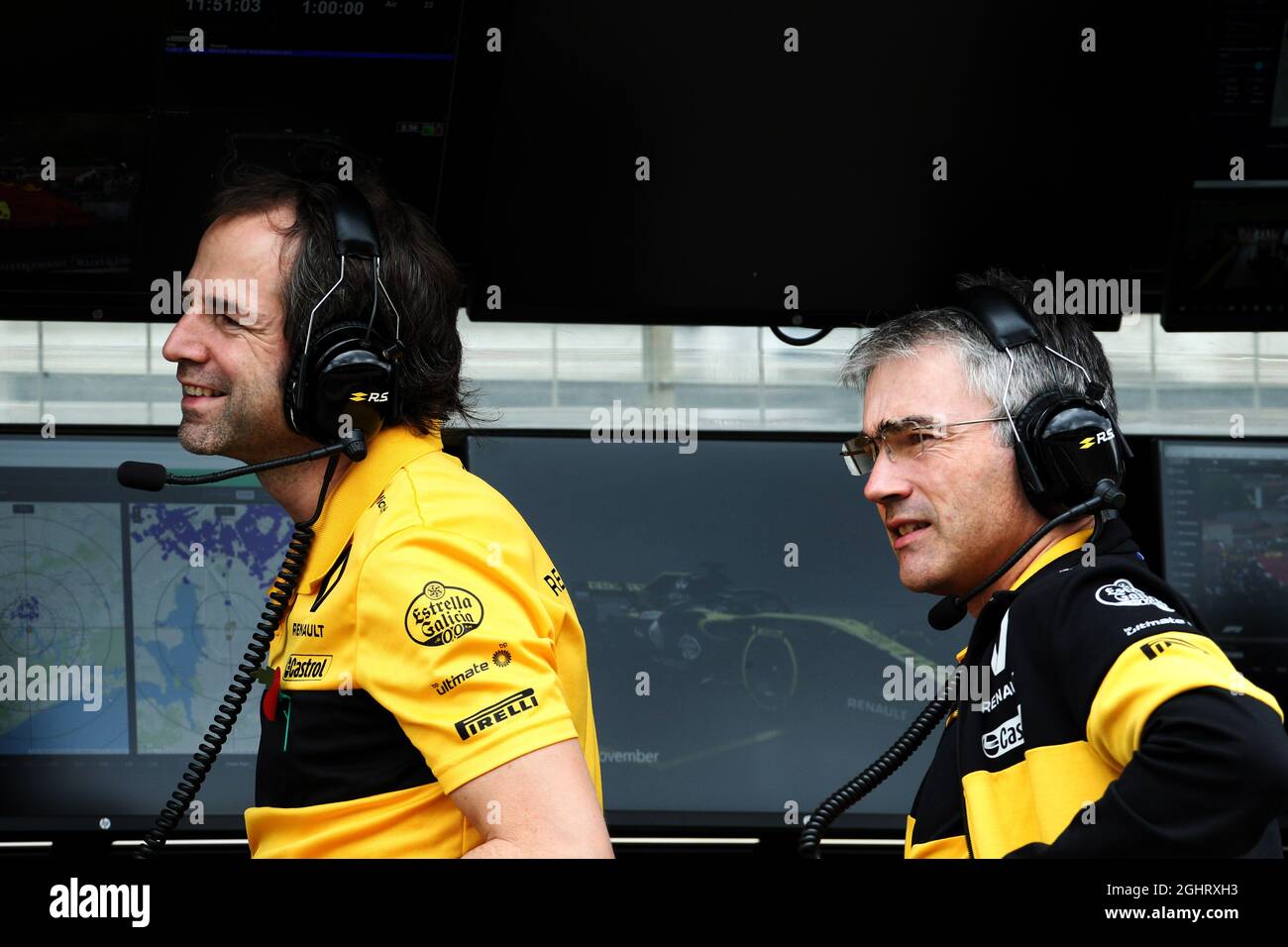 Renault sport f1 team chief race engineer nick chester hi-res stock ...