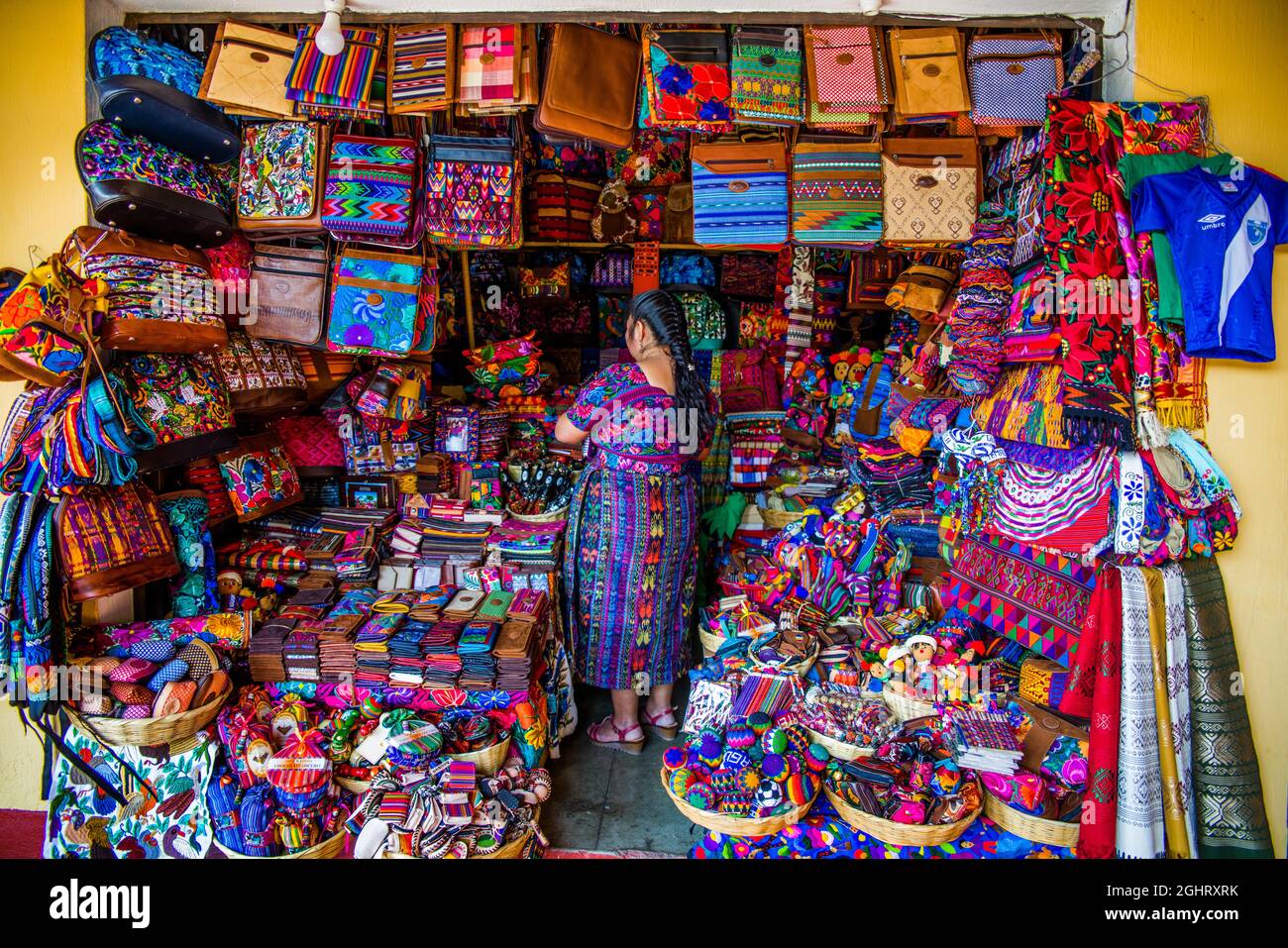 Colourful market stall, Antigua, Antigua, Guatemala Stock Photo - Alamy