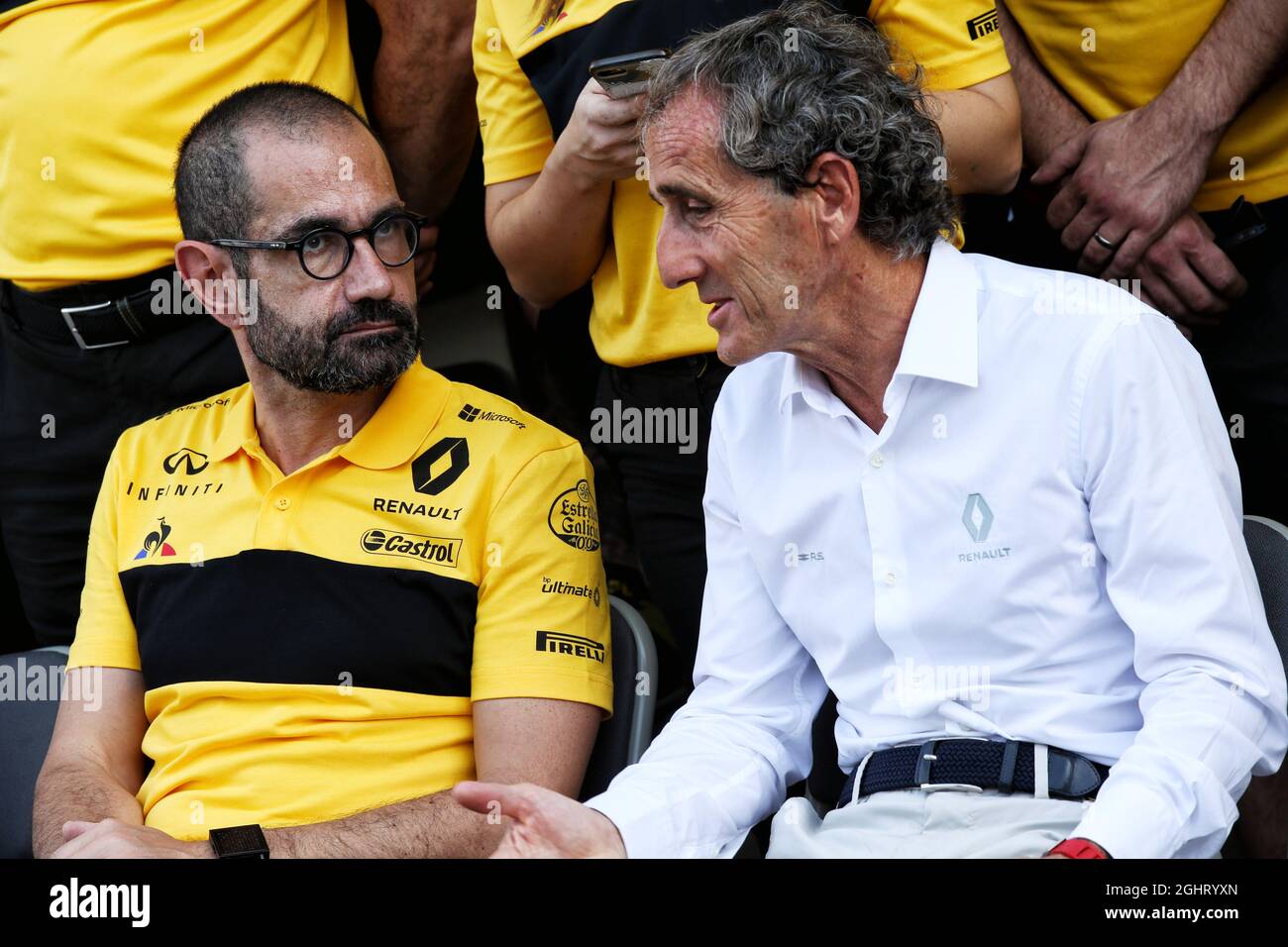 (L to R): Thierry Koskas, Renault Executive Vice President of Sales and ...