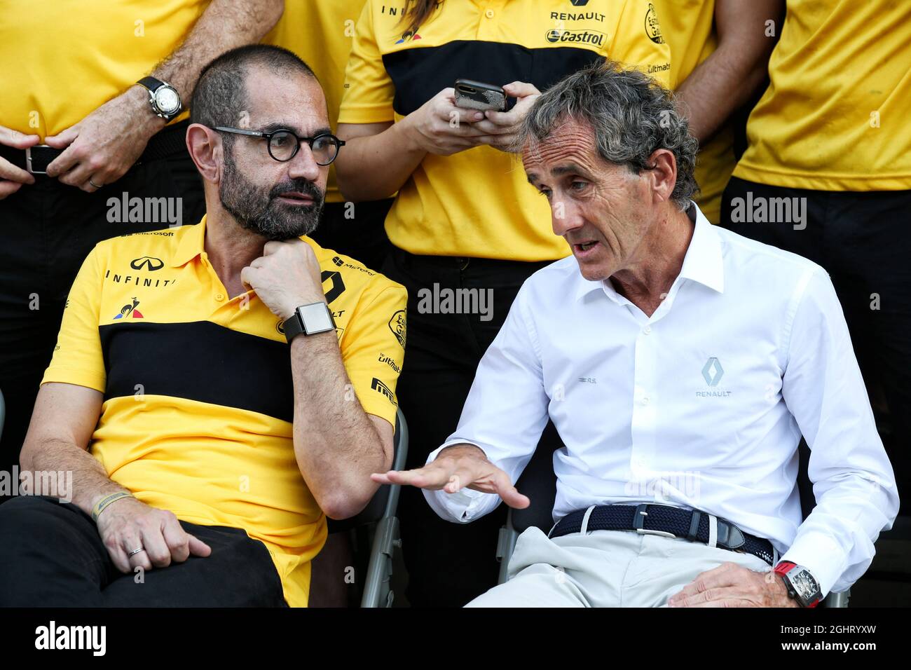 (L to R): Thierry Koskas, Renault Executive Vice President of Sales and ...