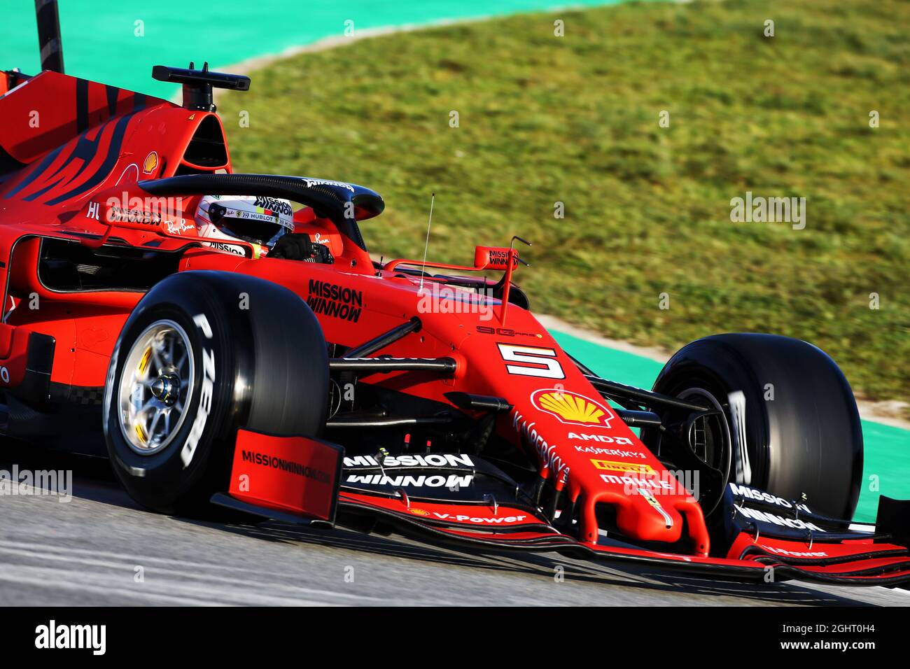 Sebastian Vettel (GER) Ferrari SF90. 18.02.2019. Formula One Testing ...