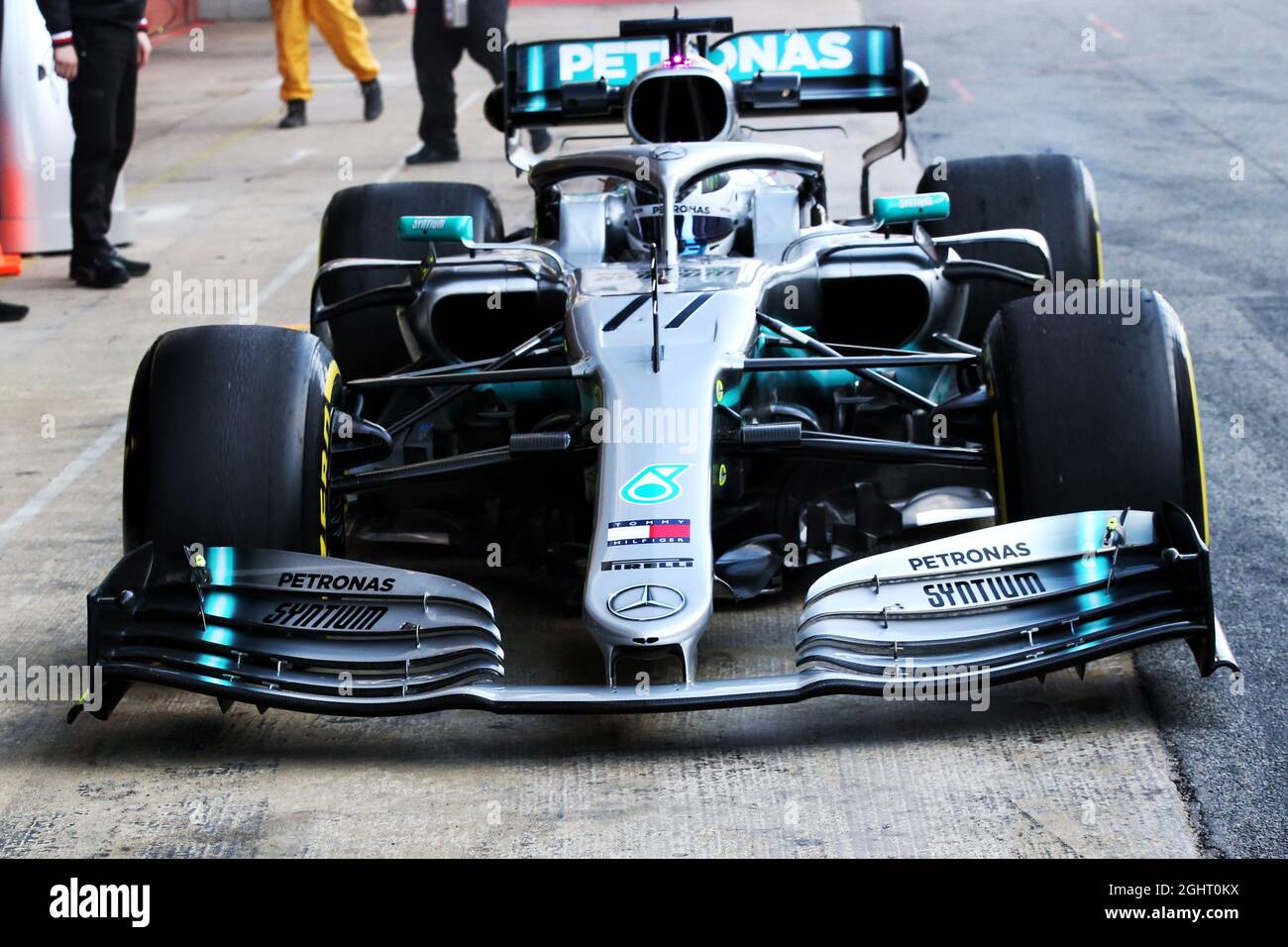 Mercedes amg f1 w10 front wing detail hi-res stock photography and ...