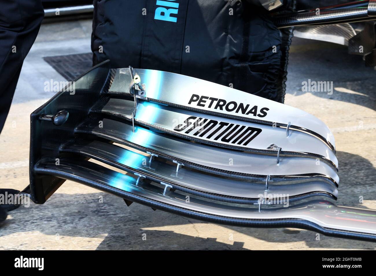 Mercedes amg f1 w10 front wing detail hi-res stock photography and ...