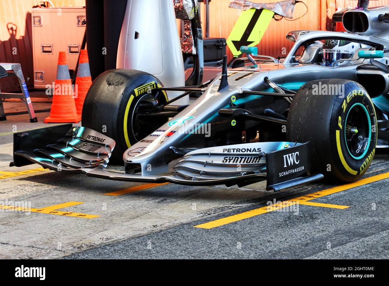 Mercedes amg f1 w10 front wing detail hi-res stock photography and ...
