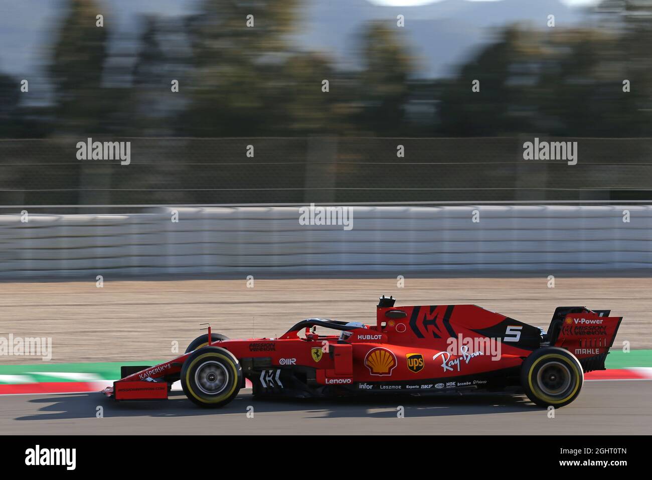 Sebastian Vettel (GER) Ferrari SF90. 18.02.2019. Formula One Testing ...